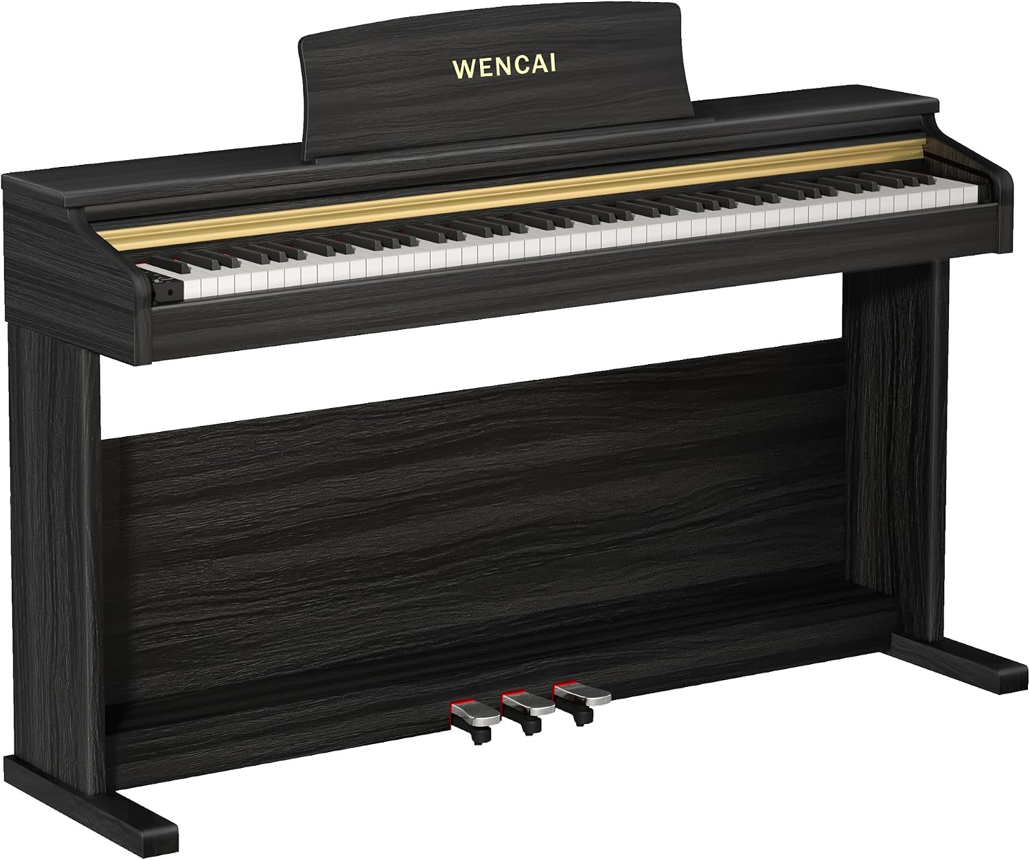 Amazon.com: WENCAI 88 Keys Fully Weighted Hammer Action Digital Piano ...