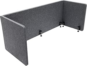 Amazon.com: Gdrasuya10 Clamp on Desktop Privacy Panel 60" x 24" Desk ...