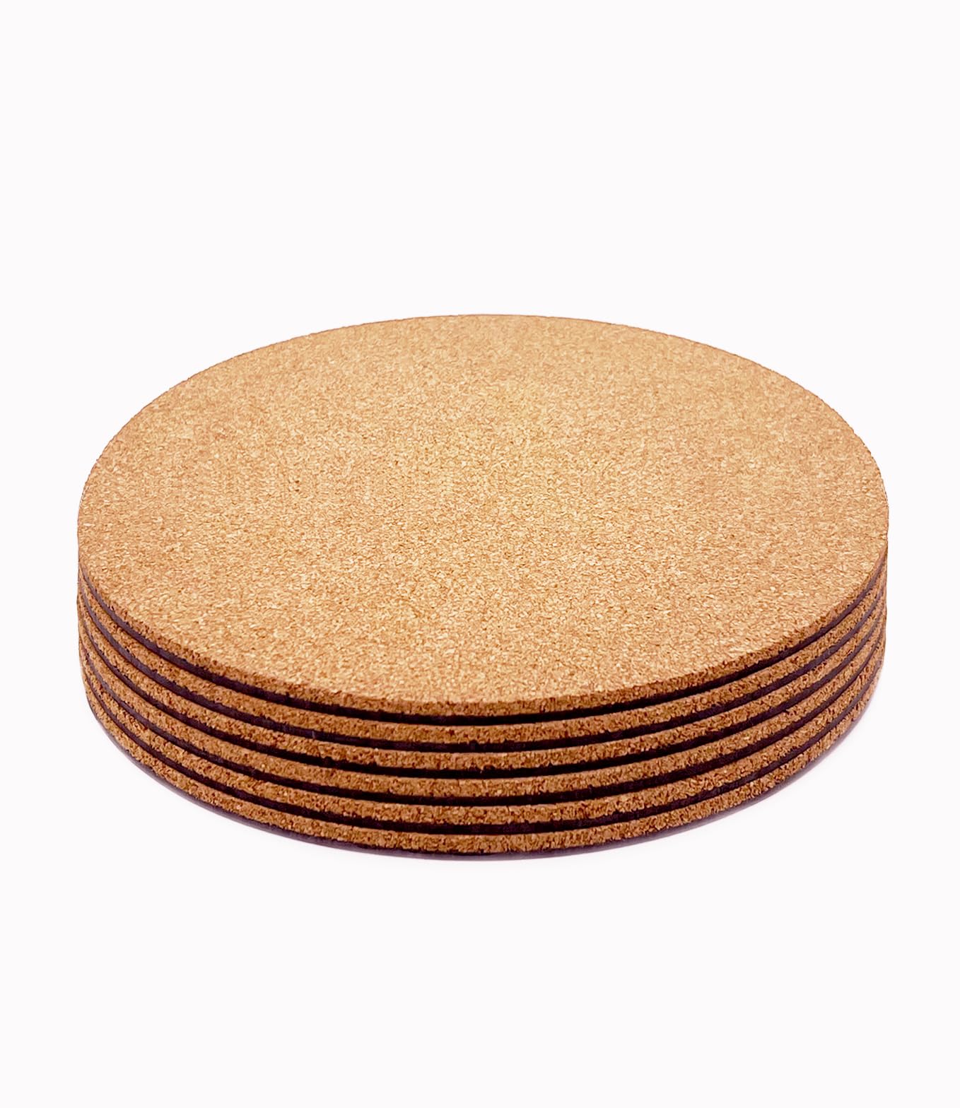 Amazon.com : KITLAB Cork Plant Coasters, Double Layers 4 Inch Cork ...