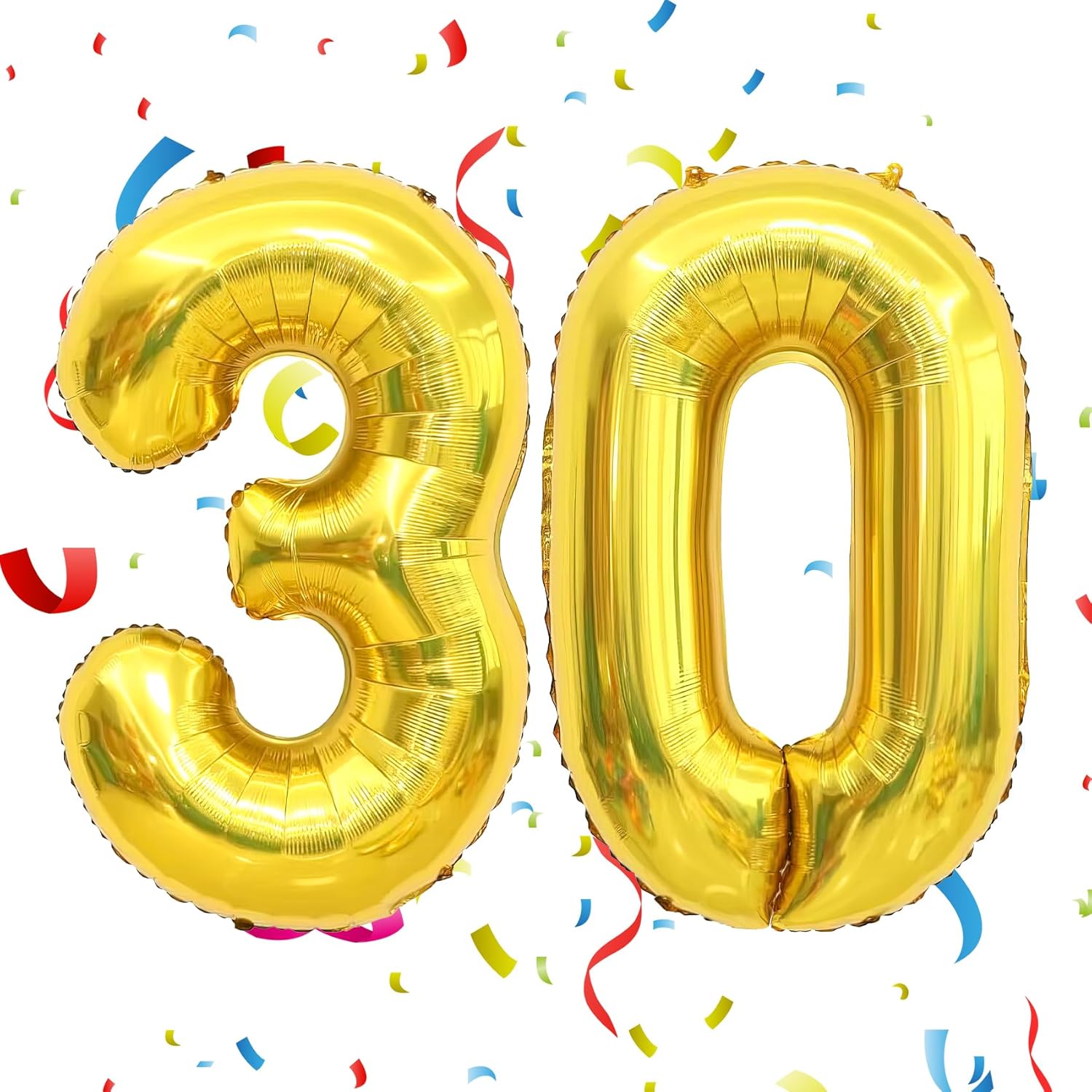 Amazon.com: 30th Birthday Decorations for Him 40 Inch Gold 30 Balloon ...