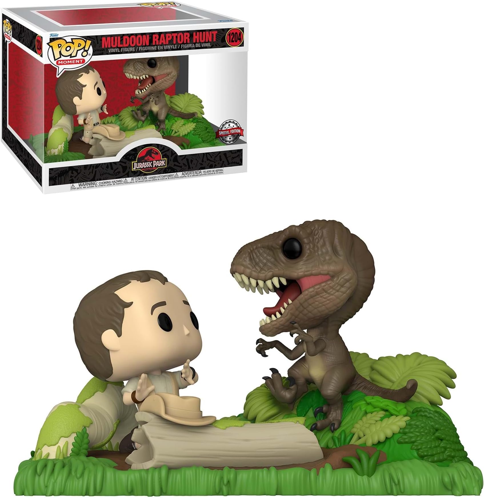 Funko Pop! Moment 62811 Jurassic Park - Muldoon Raptor Hunt (Special ...