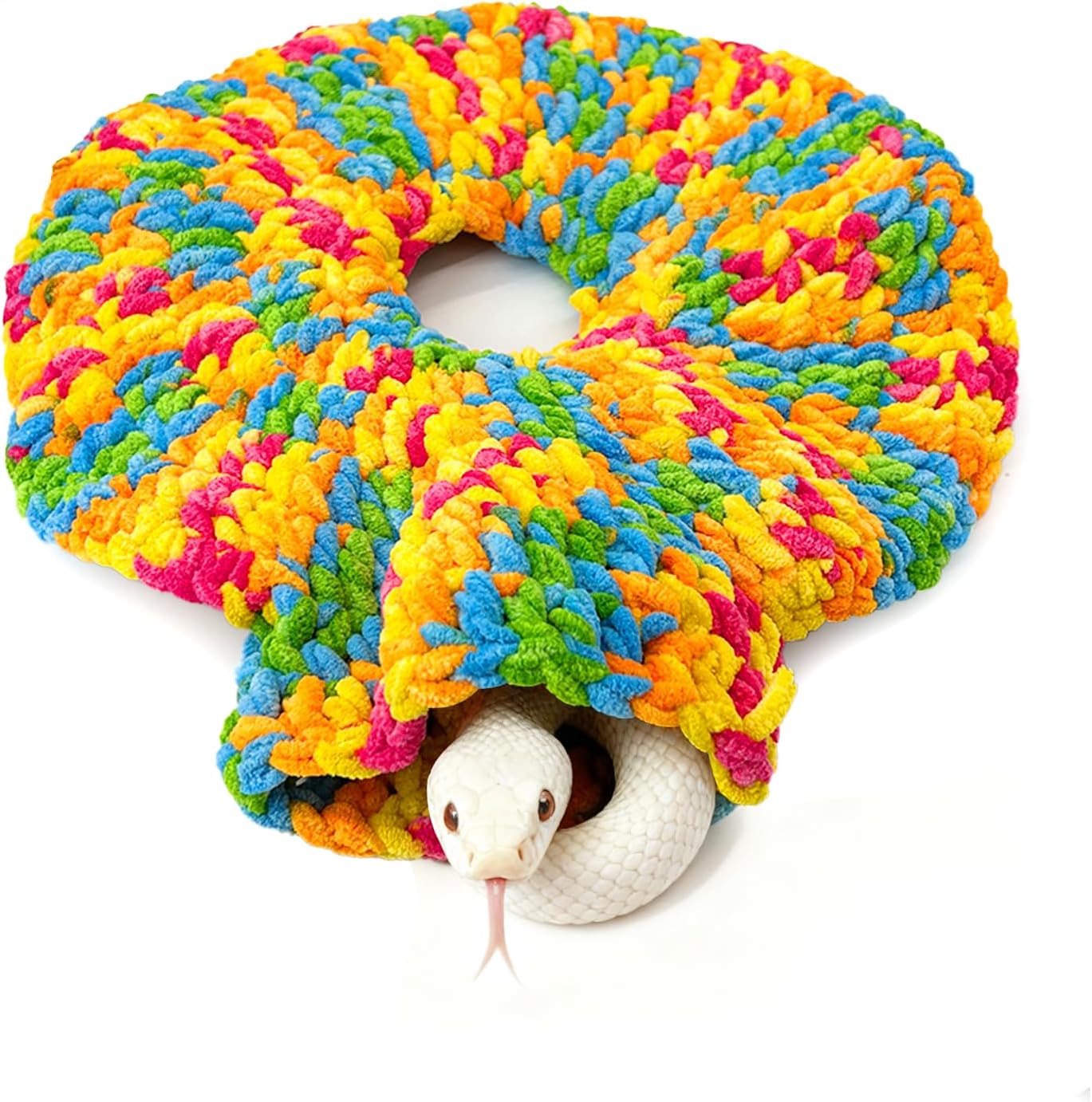 Amazon.com : Snake Donut,Snake Hides,Colorful Yarn Snakes Carrier for ...