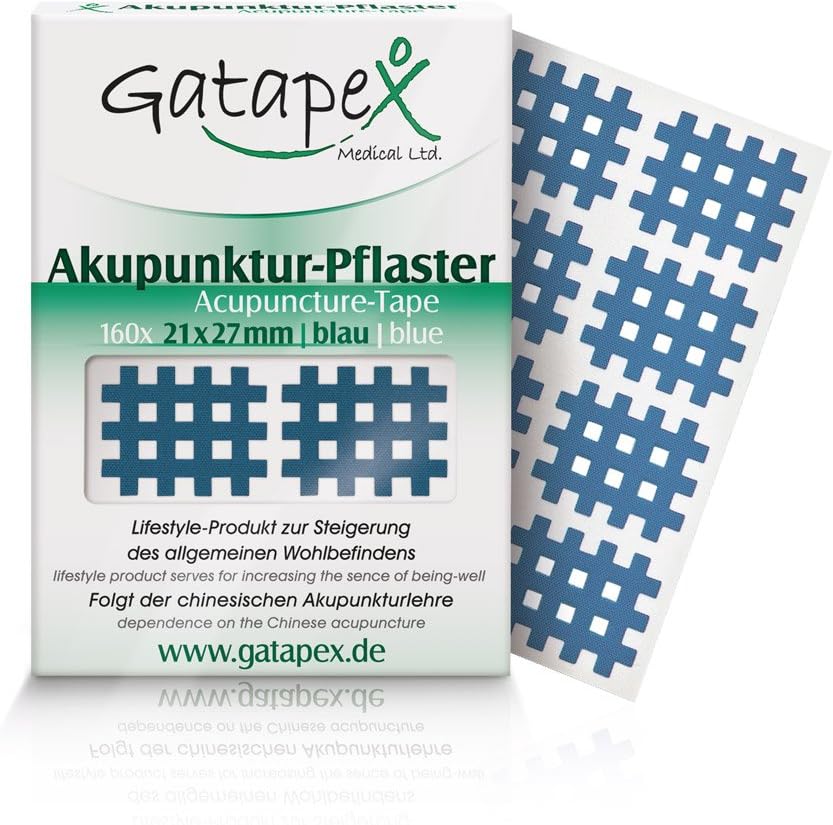 Gatapex Akupunkturpflaster, Form: Gitter, 160 Stück, Blau : Amazon.de ...