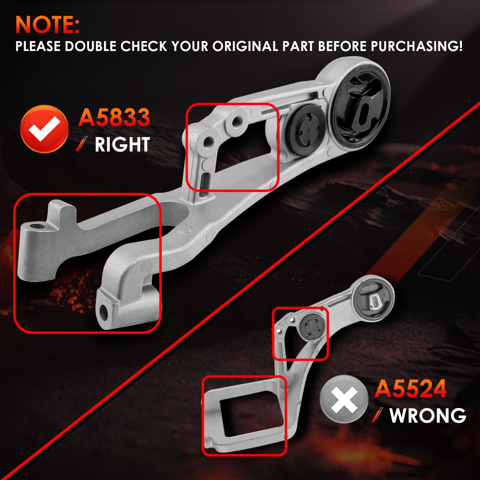 Freightliner Engine Mounts For Sale TRQ 5pc Engine Transmission Motor ...