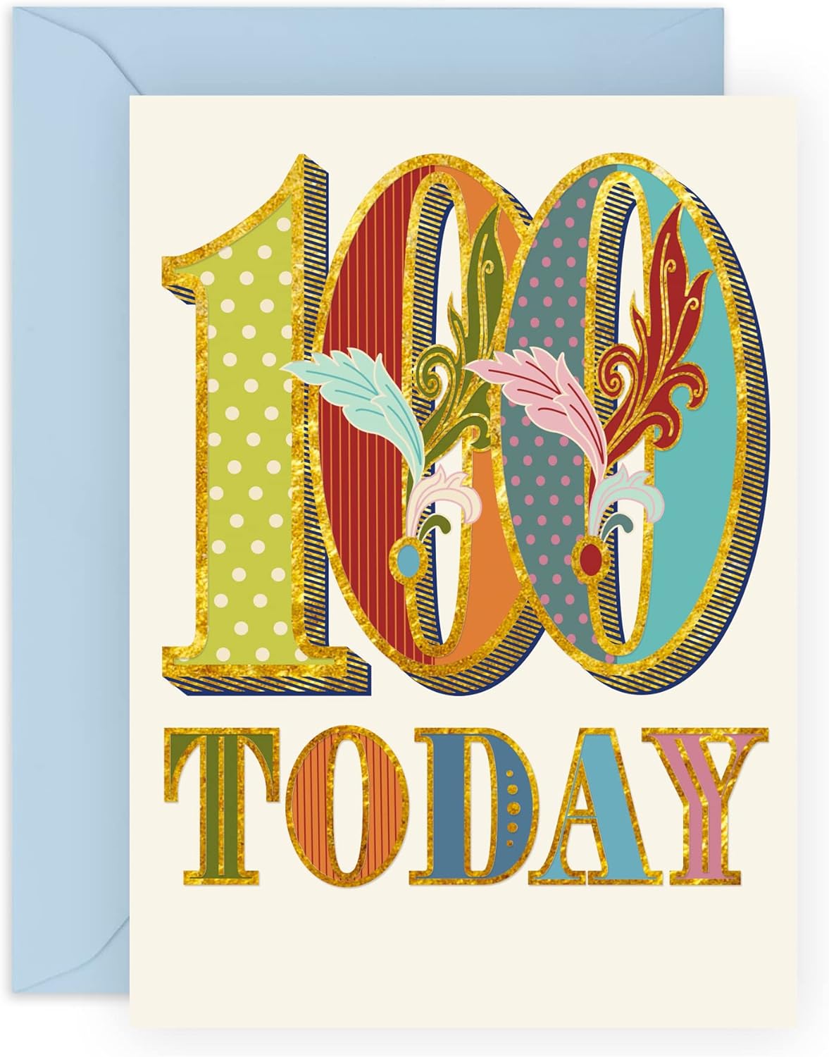 Central 23 100th Birthday Cards For Men Women - One Hundredth Birthday ...