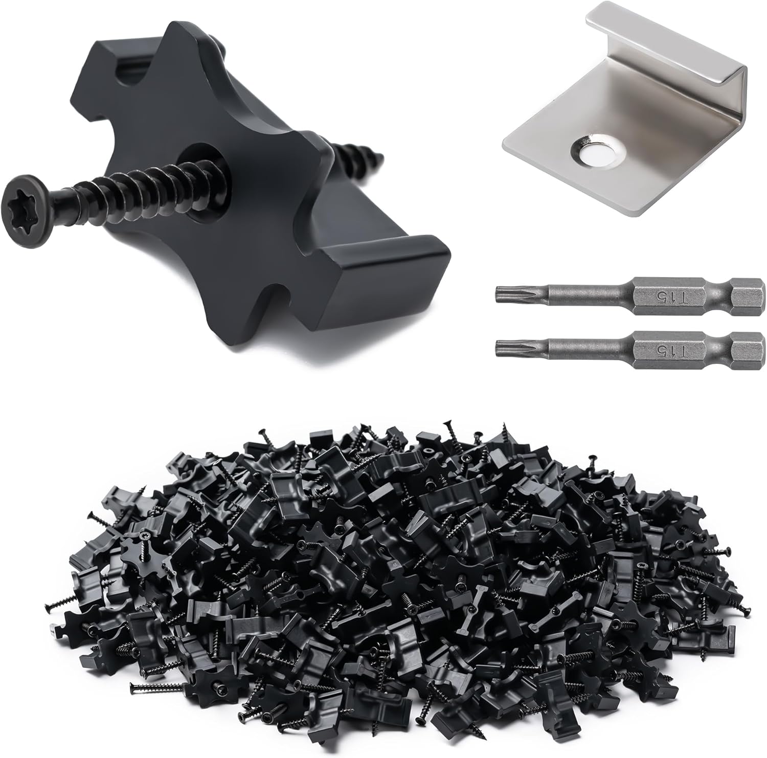 COZIVIE 260PCS Hidden Deck Fasteners with 15PCS Starter Clips ...