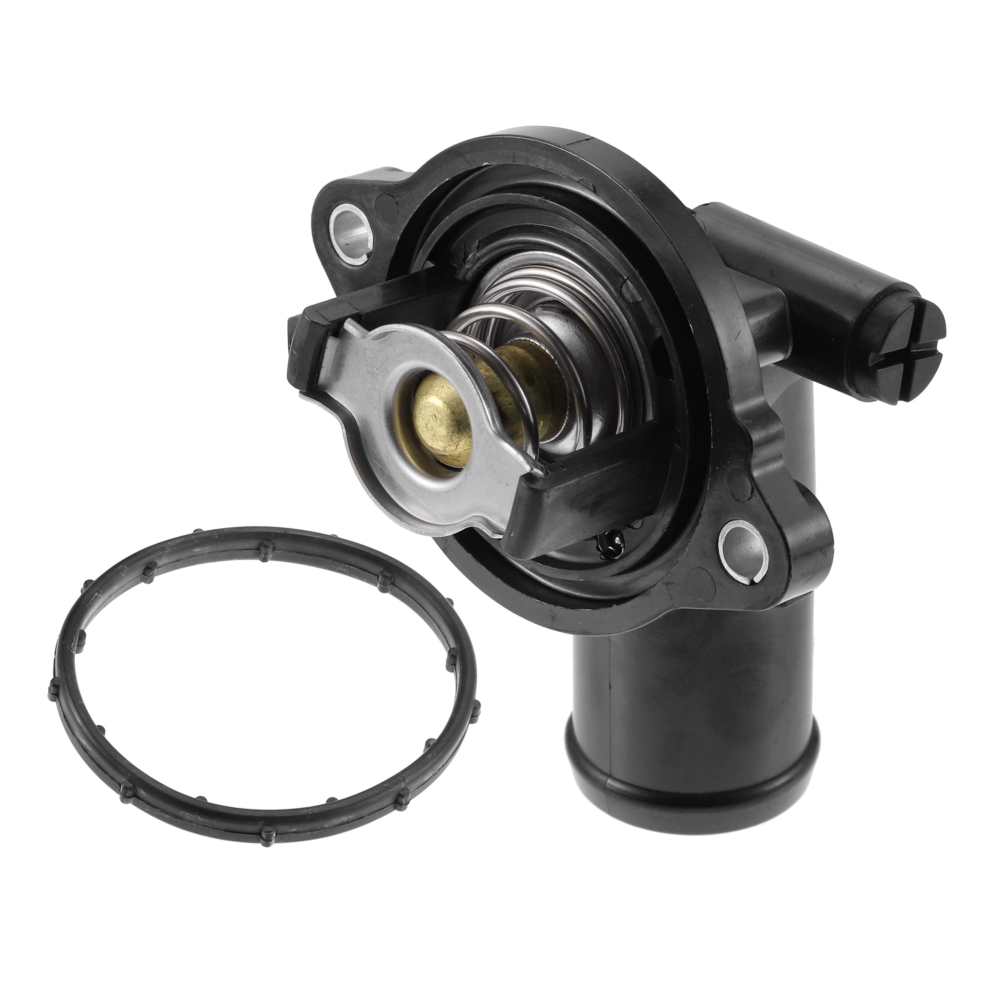 Amazon.com: X AUTOHAUX Engine Coolant Thermostat Housing Assembly for ...