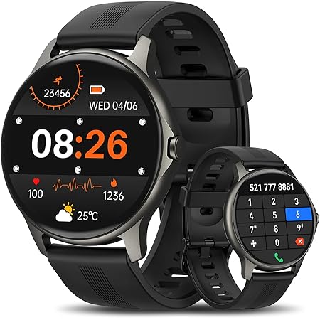 Amazon.com: Smart Watches for Men (Answer/Make Call) 100 Sport Modes ...