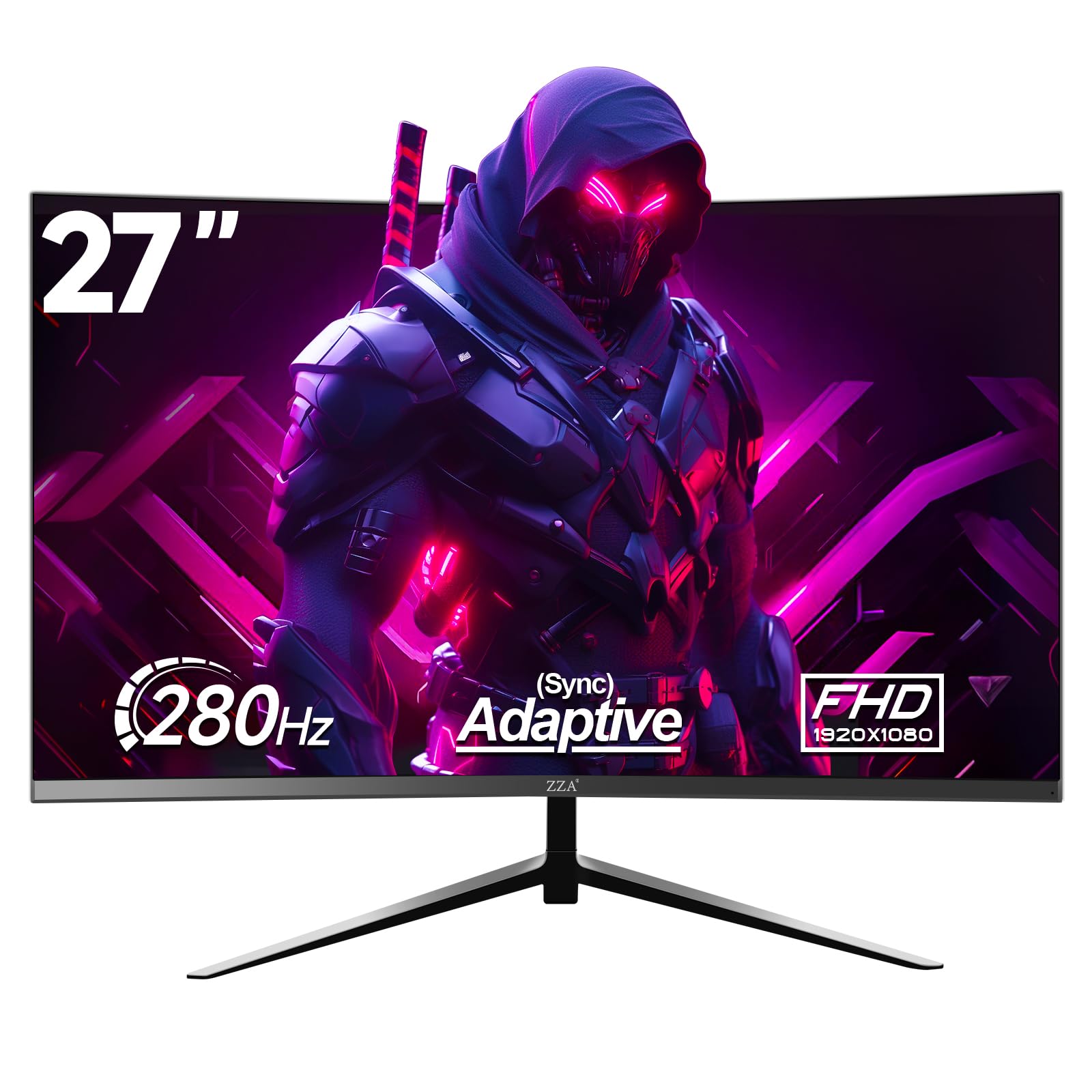 Snapklik.com : 27-Inch Curved Gaming Monitor, Full HD 1080P, 280Hz, 1ms ...