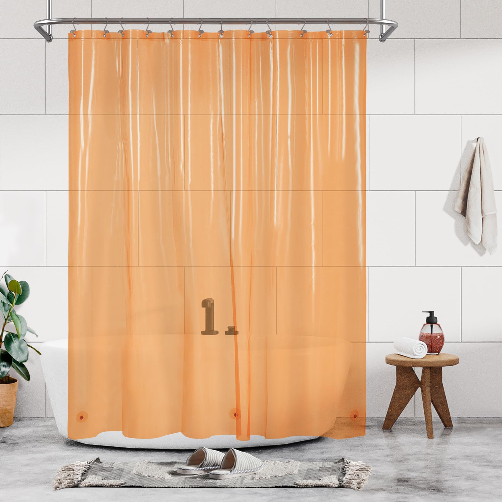 Amazon.com: BH Home Shower Curtain Polyester Fabric Water Resistant ...