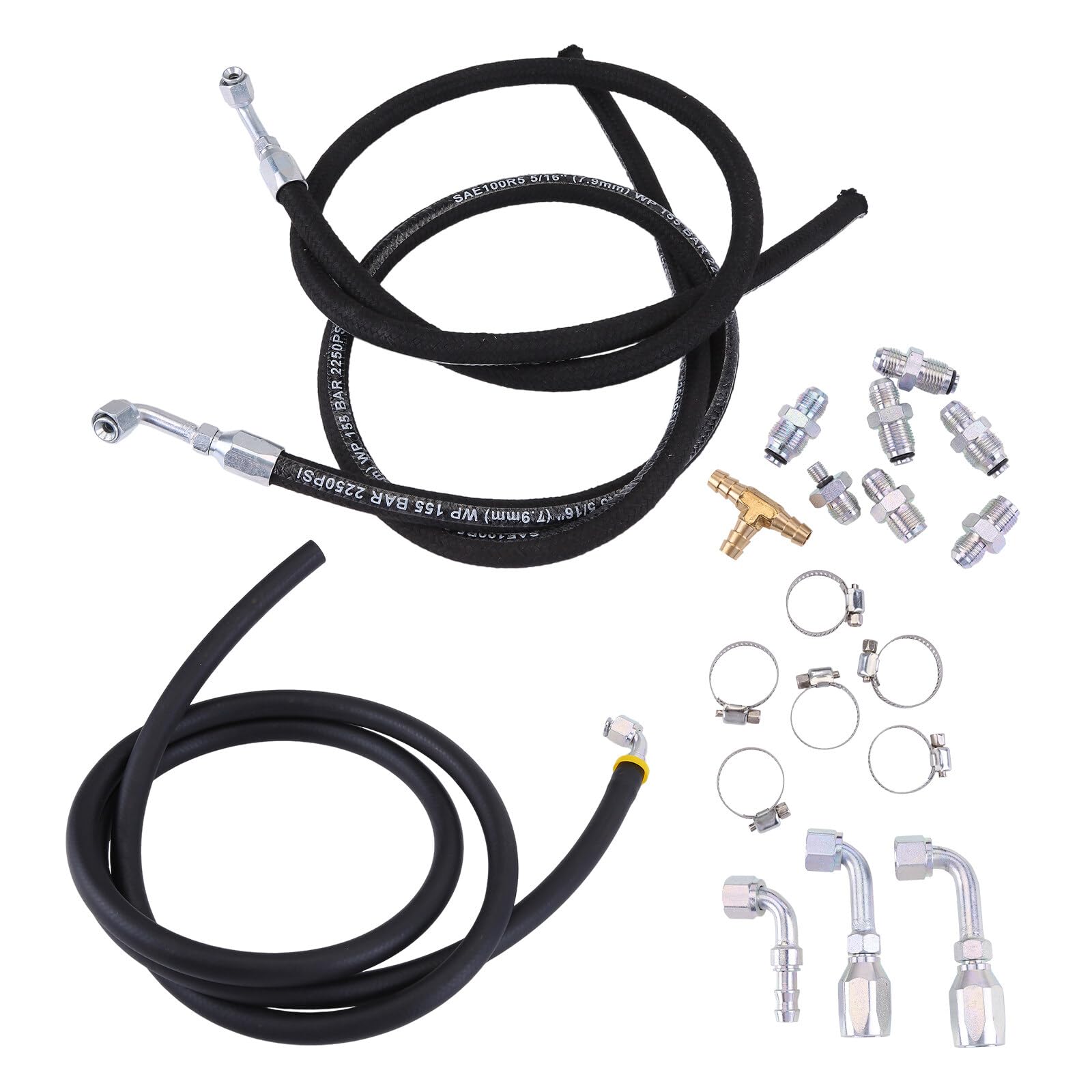 Amazon.com: Universal Power Steering Hose Kits for Hydroboost Power ...