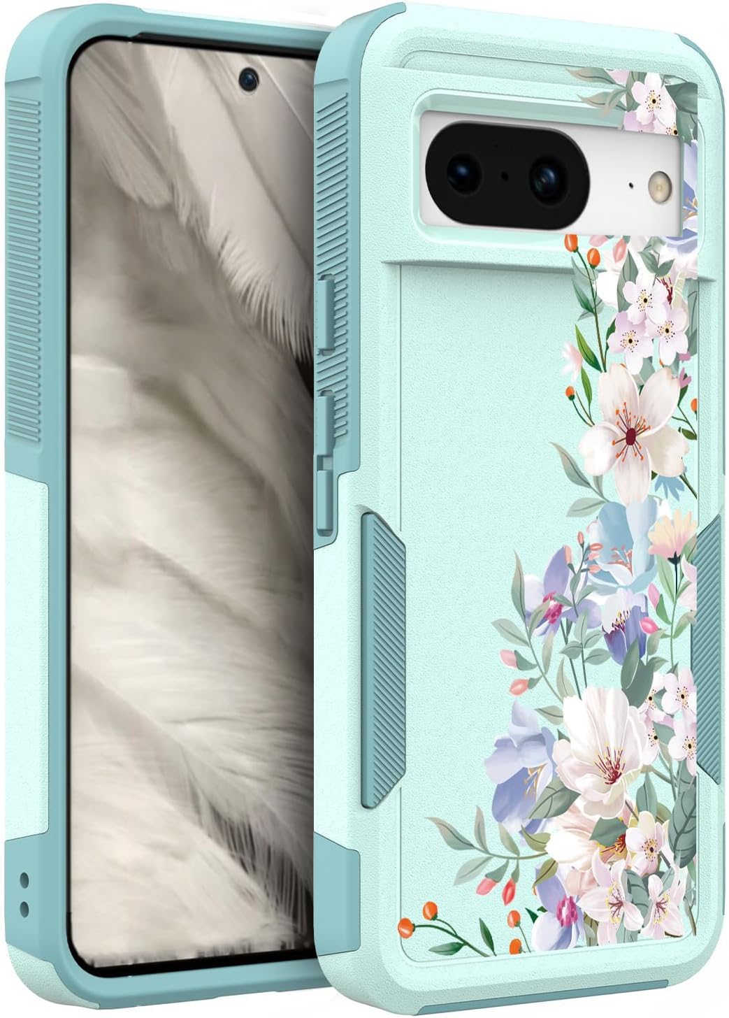 Amazon.com: Ftonglogy for Google Pixel 8 5G Case: Cute Flower Floral ...