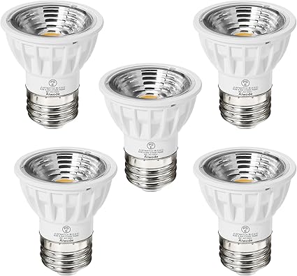 Amazon | Aiwode 5.5W LED電球 E26口金 電球色2700K 絶縁材料本体 ハロゲン電球50-60W形相当圧倒的の演色性Ra95 長寿命JDR50の代替品 非調光 広配光 ...