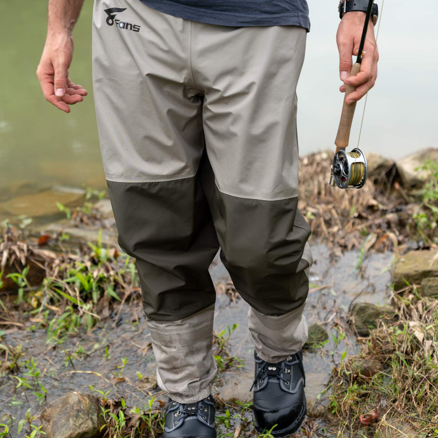 Snapklik.com : Mens Womens Waist Waders,3-Ply Durable Breathable ...
