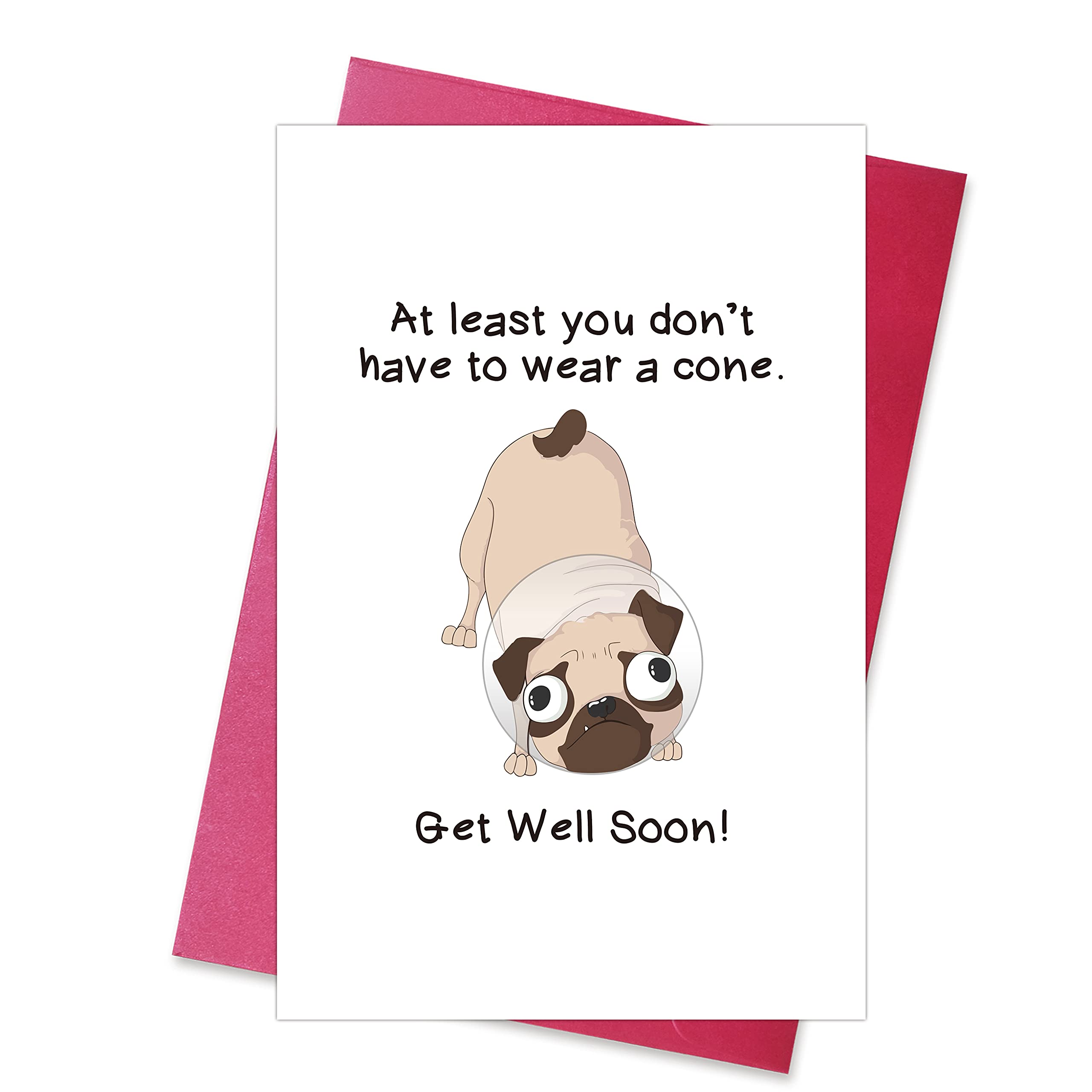 Buy Norssiby Funny Get Well Soon Card, At Least You Don’t Have To Wear ...