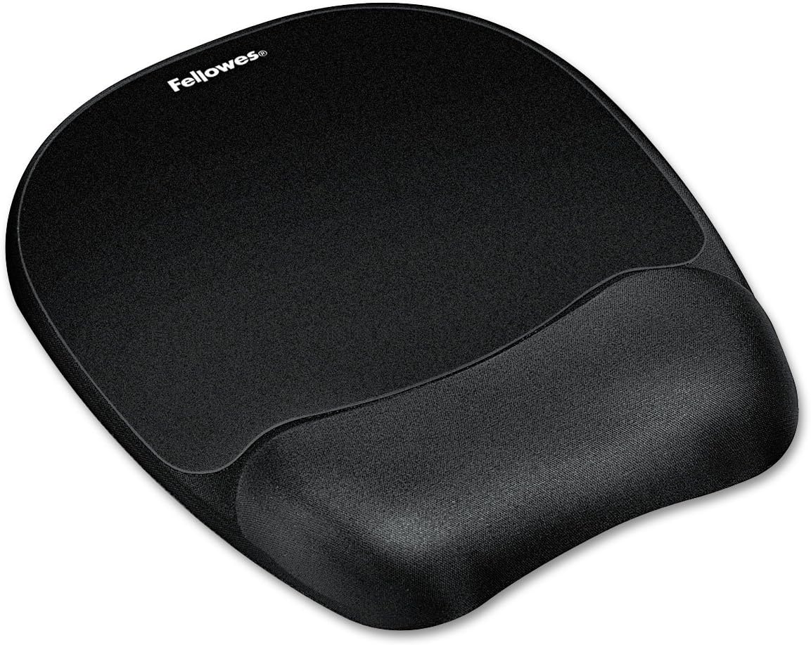 Amazon.com: Fellowes Memory Foam Mouse Pad with Wrist Rest, 7.93 x 9.25 ...