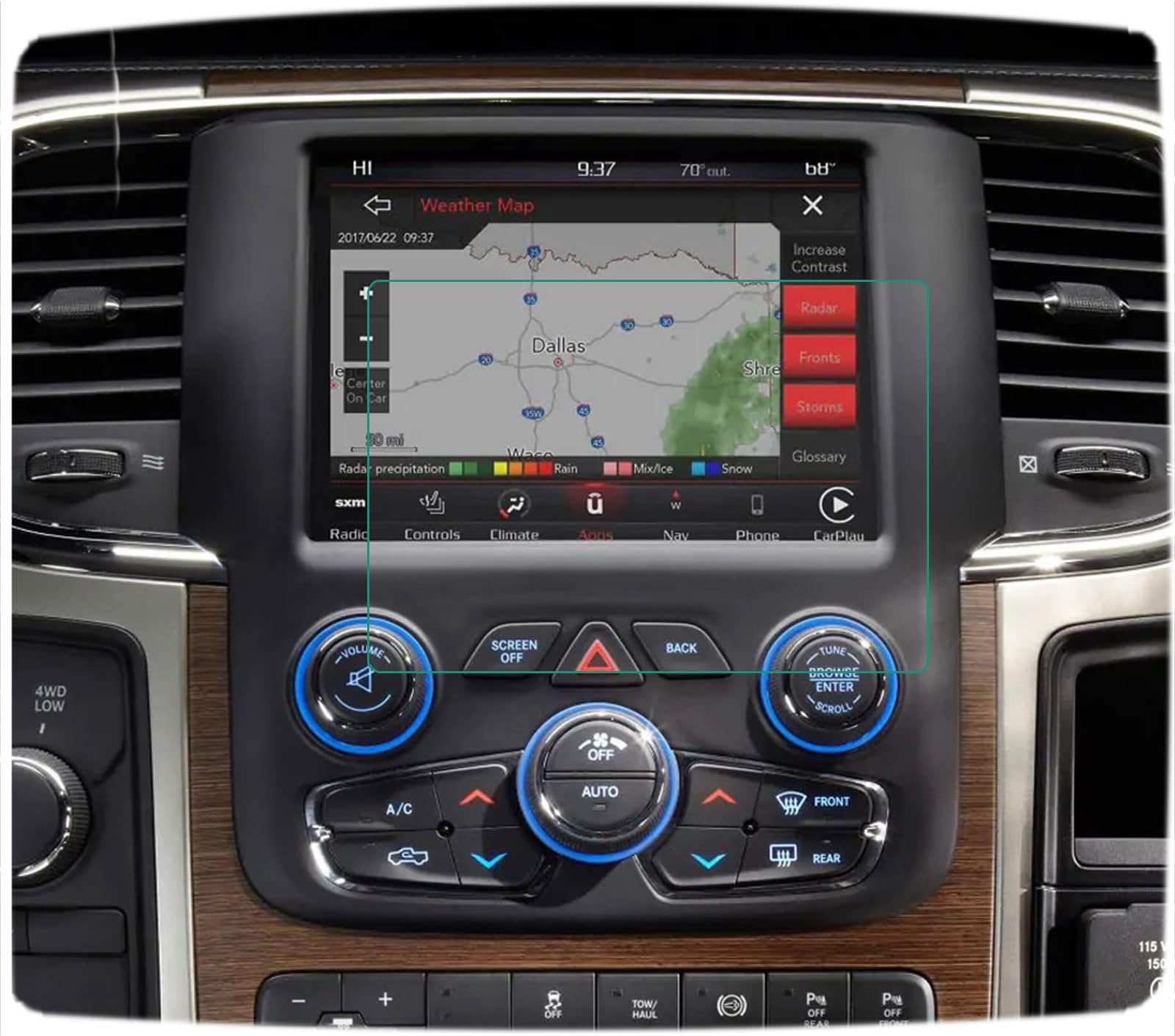 Amazon.com: 2017 2018 2019 2020 Chrysler Pacifica Hybrid Uconnect Touch ...