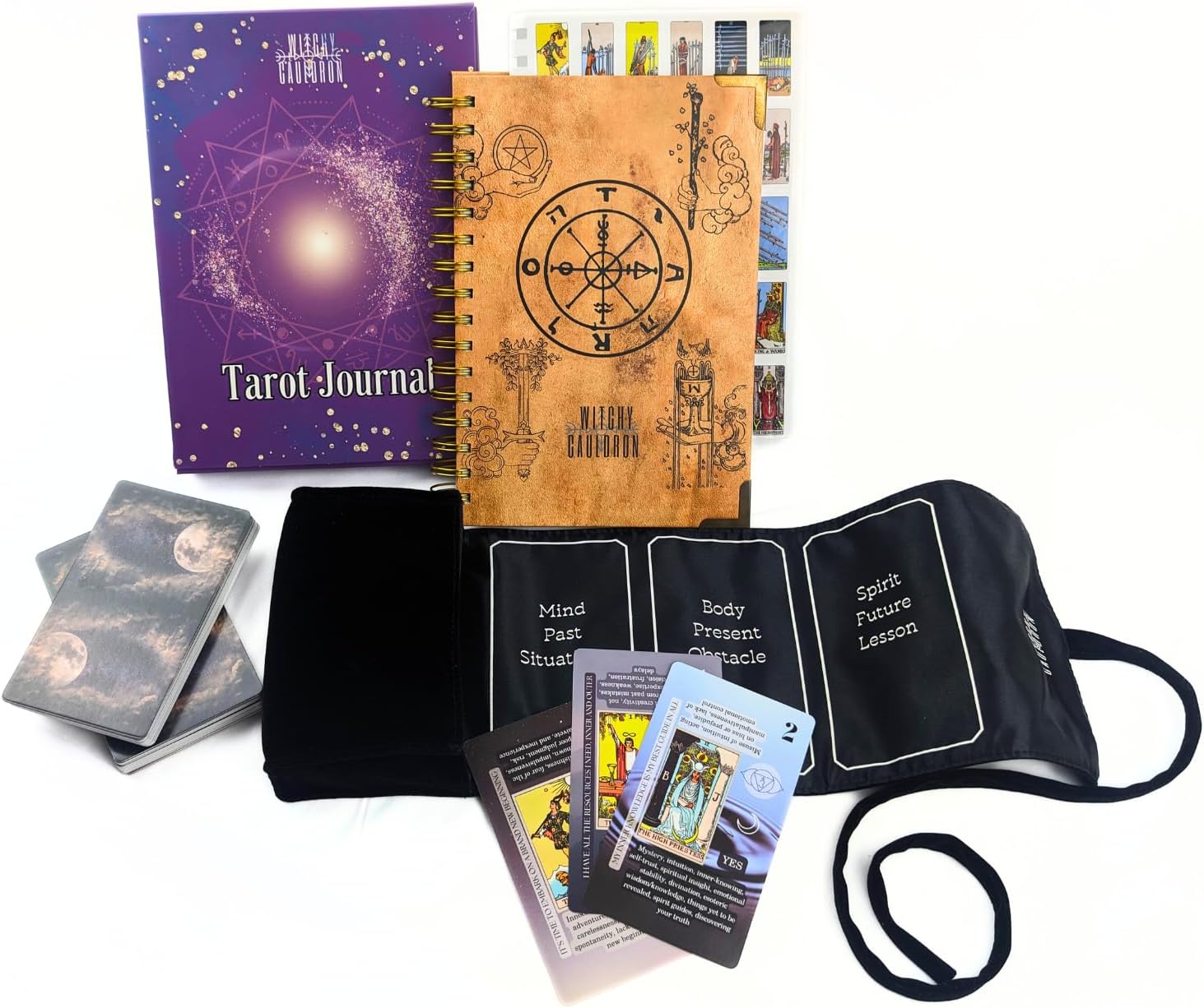 Amazon.com: Witchy Cauldron Tarot Learning Set for Beginners: Learning ...