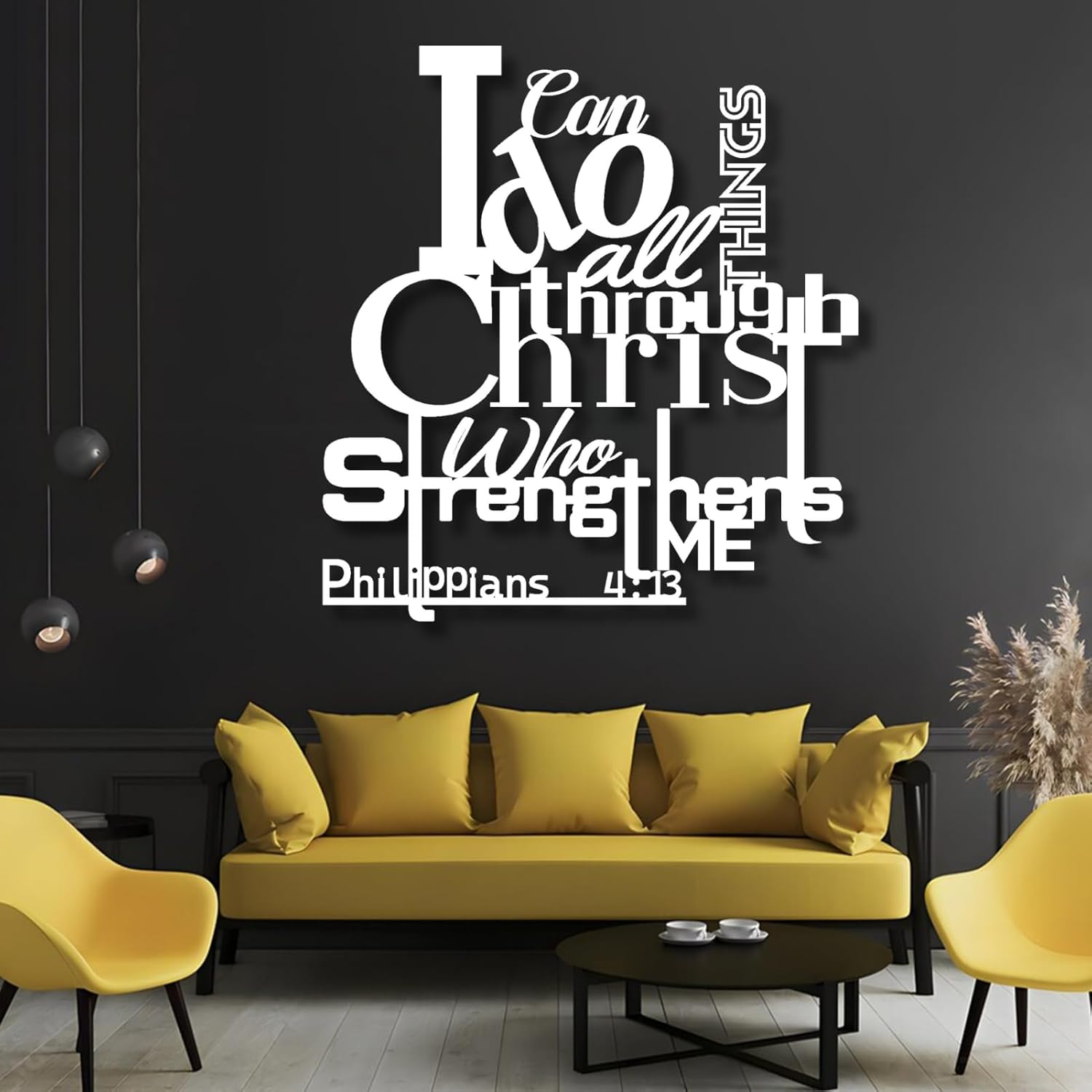 Amazon.com: I Can Do All Things Through Christ Wall Decor,Philippians 4 ...