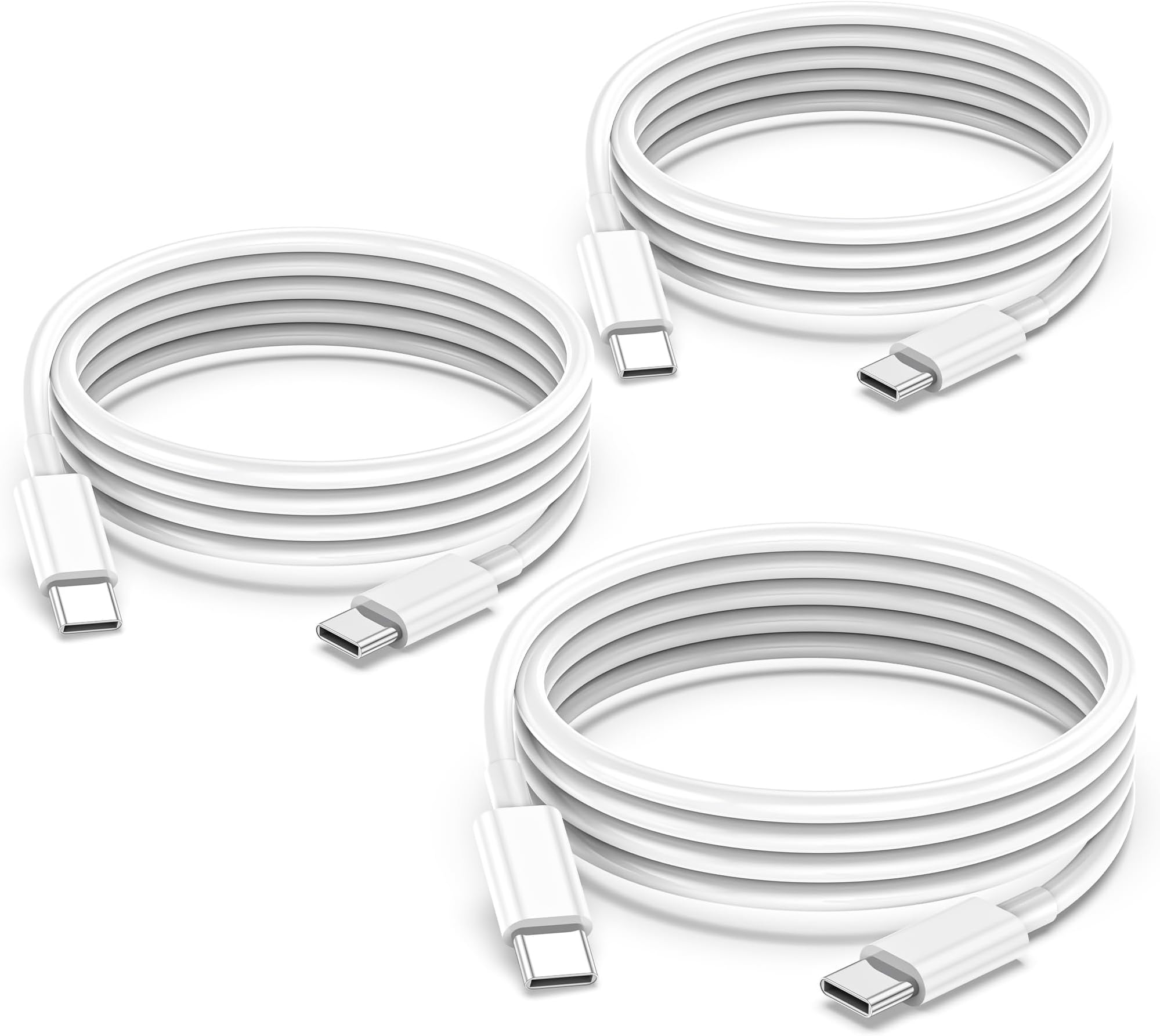 Amazon.com: iPhone 15 Charger Cable 60W,4Pack 6ft Apple USB C to USB C ...