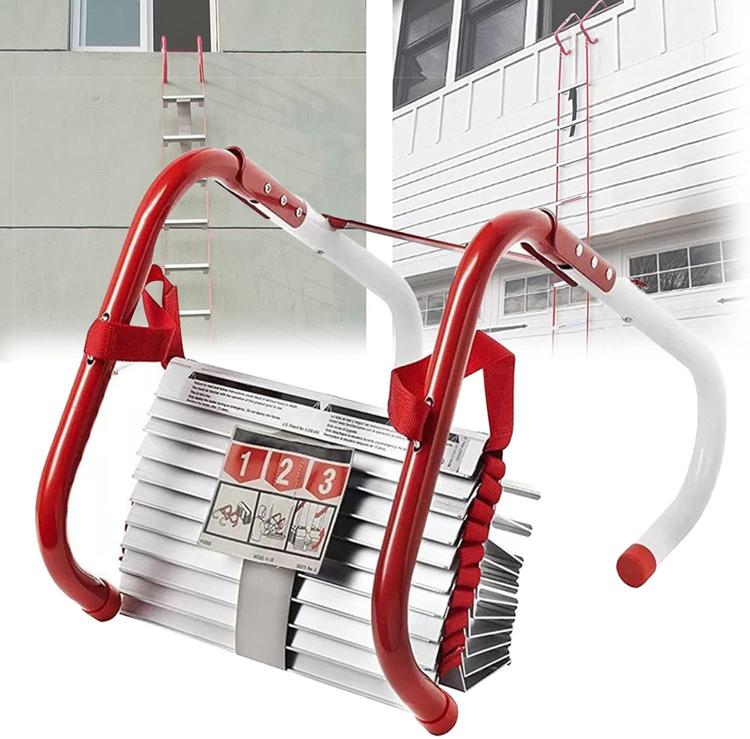 Amazon.com: Emergency Fire Escape Ladder,Flame Resistant Safety Window ...