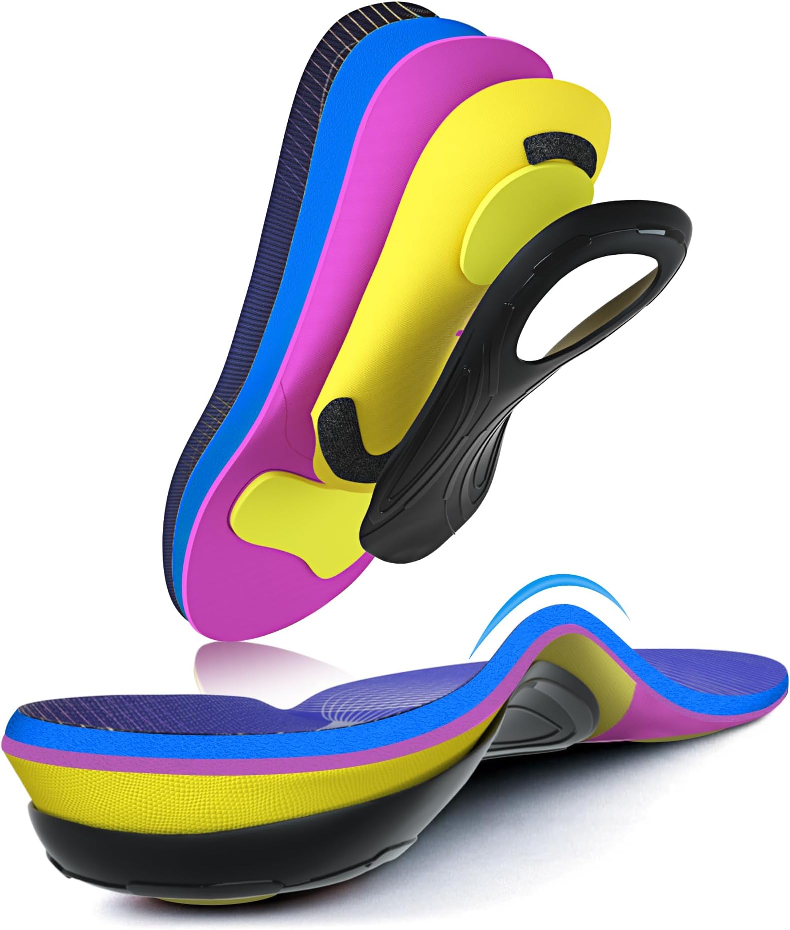 Amazon.com: 3ANGNI Plantar Fasciitis Insoles, Arch Support Insoles for ...
