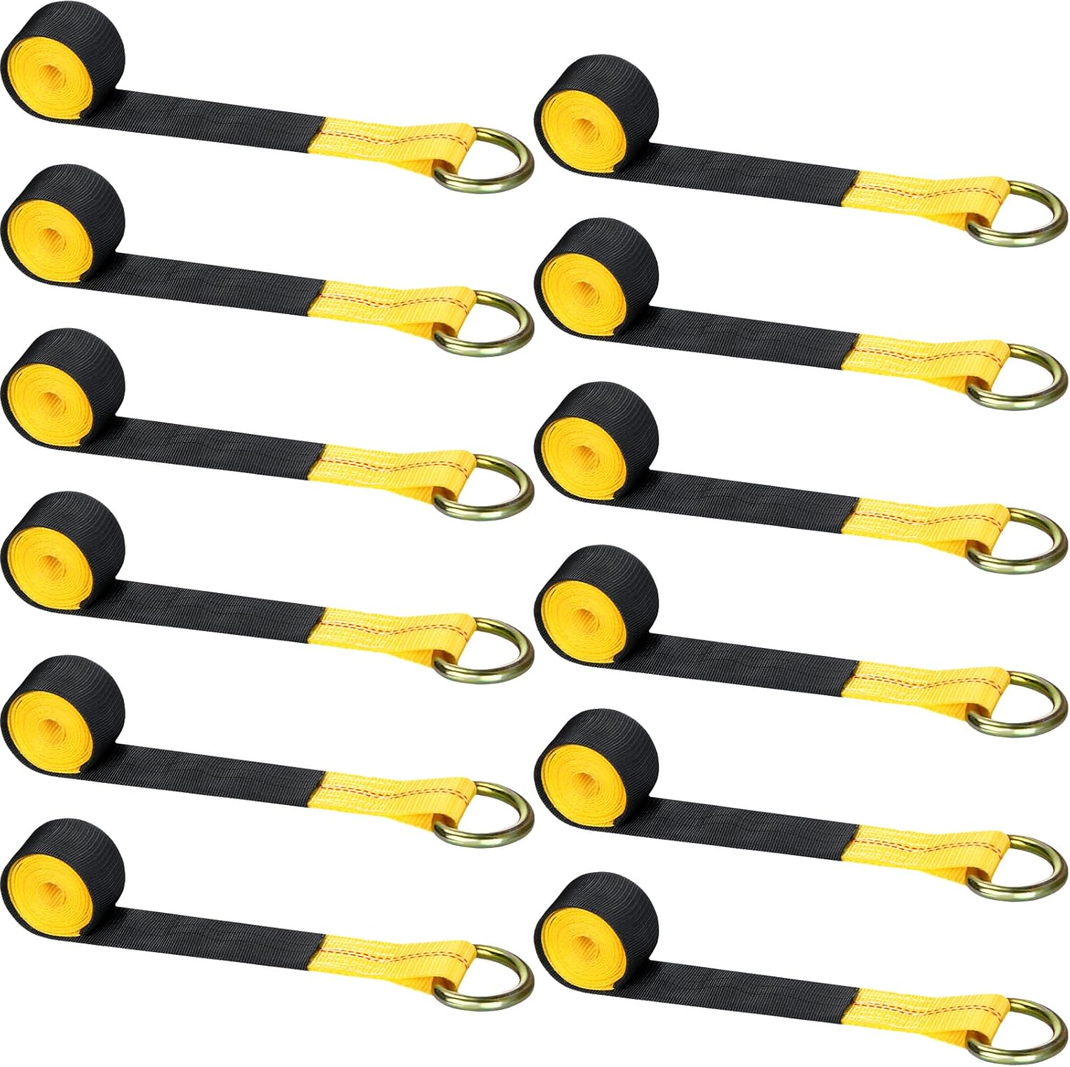 Amazon.com: Windyun 12 Pack Tow Truck Straps Lasso Wheel Lift Straps ...