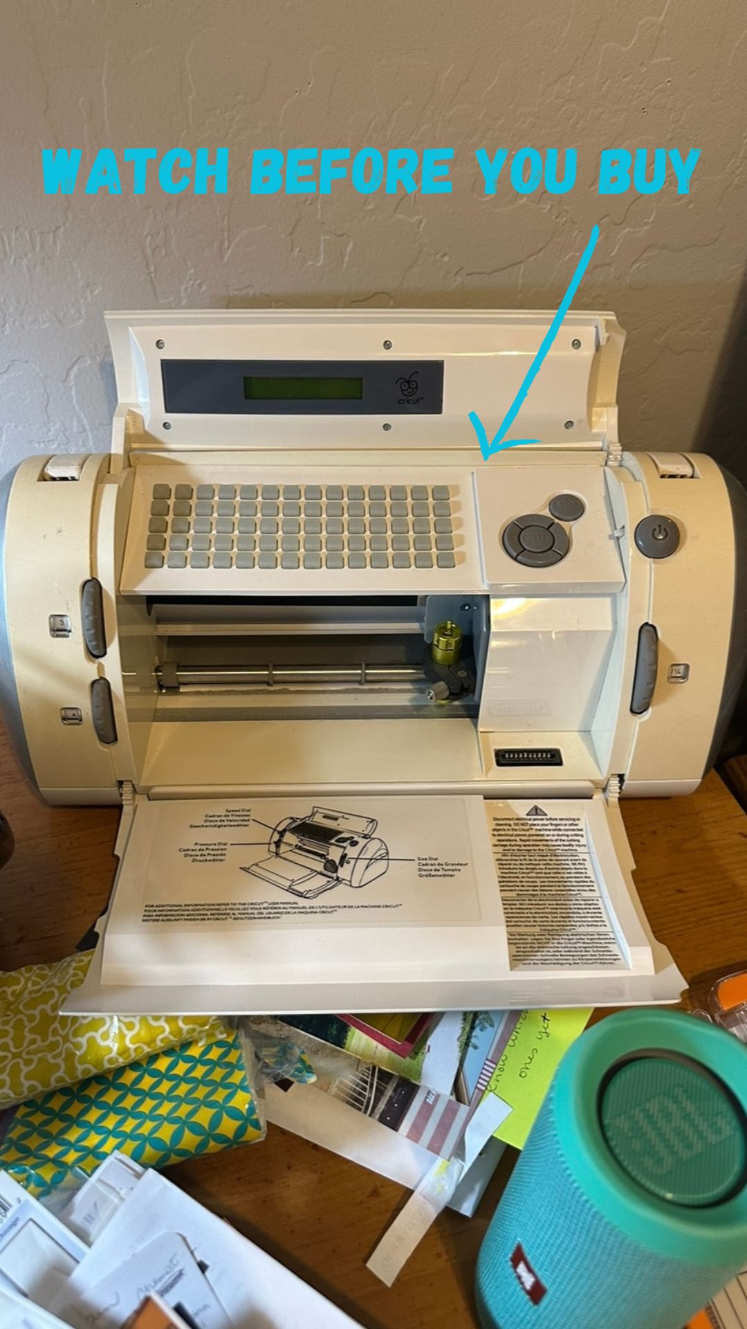 Watch 10 year review of Cricut electronic cutting machine! on Amazon Live