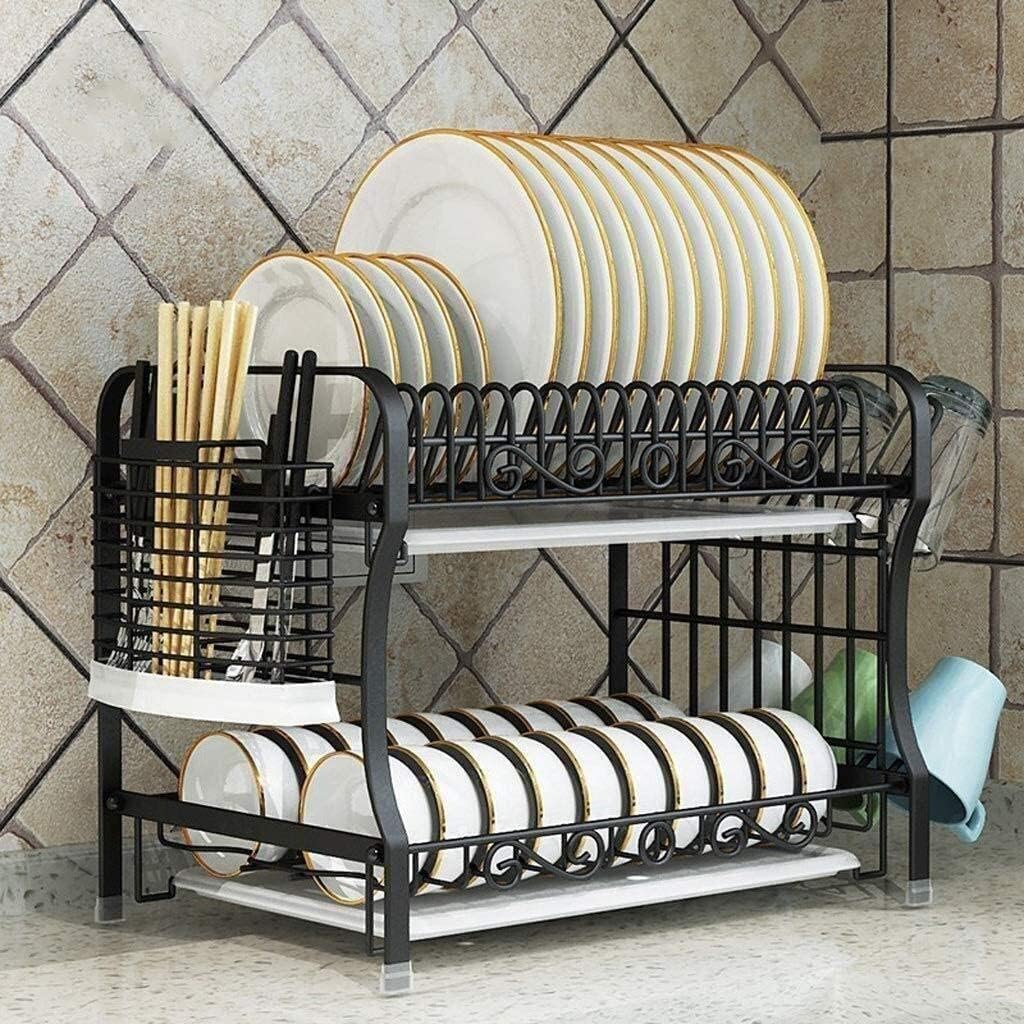 Amazon.com - NTVYDOQ Dish Rack, Dish Rack Kitchen Storage Dish Draining ...