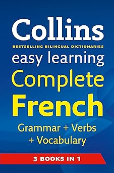 Easy Learning Complete French Grammar, Verbs and Vocabulary (3 books in ...