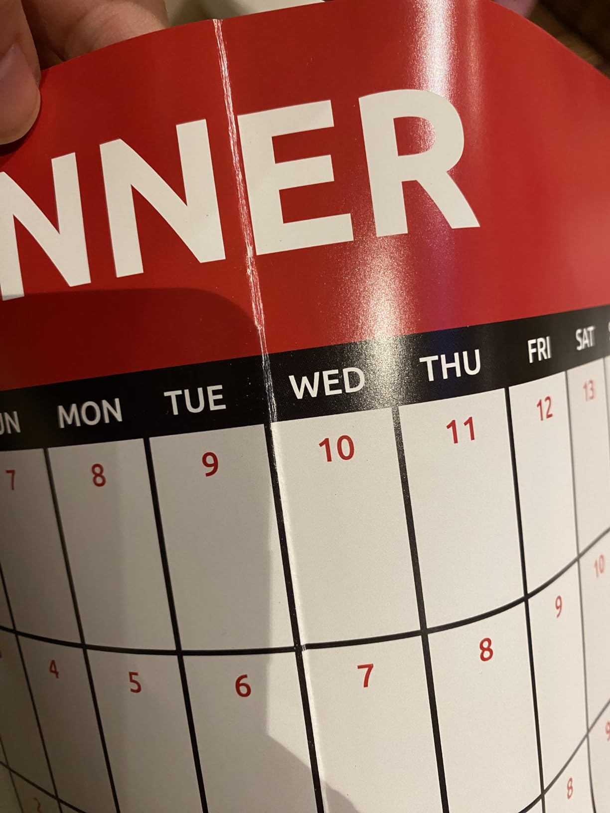 2024 Wall Planner Calendar A1 Size (84cm x 59cm) full Year to view ...