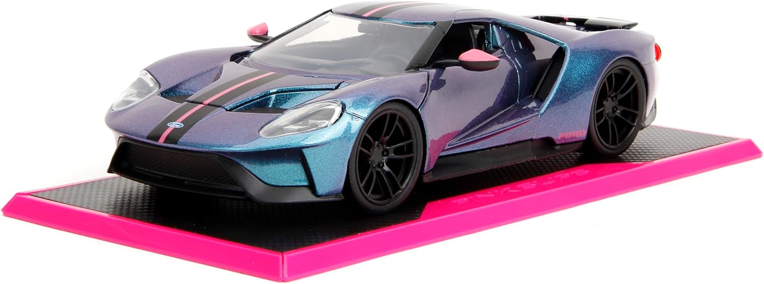 Amazon.com: Jada Pink Slips 1:24 W7 2017 Ford GT Die-Cast Car, Toys for ...