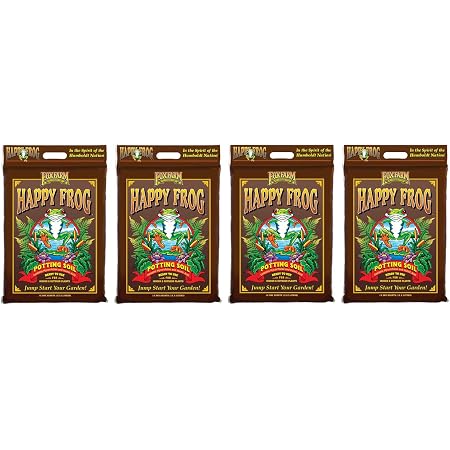 FoxFarm FX14054 Happy Frog Potting Soil, 12 Quart