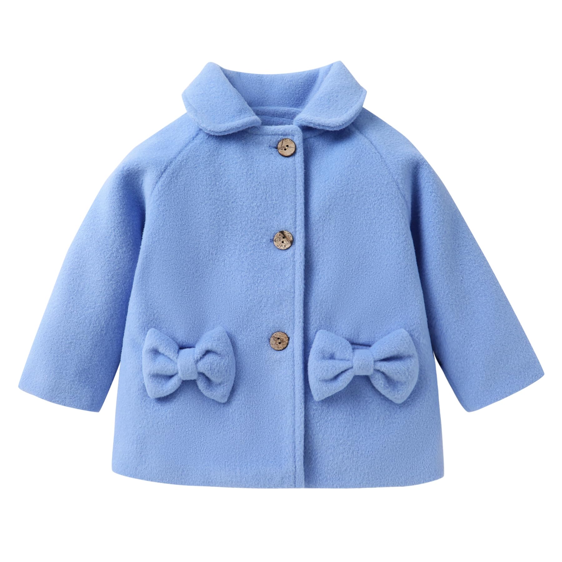 Amazon.com: SWNONE Baby Coats Fall Winter Kid Baby Girl Cloak Button ...