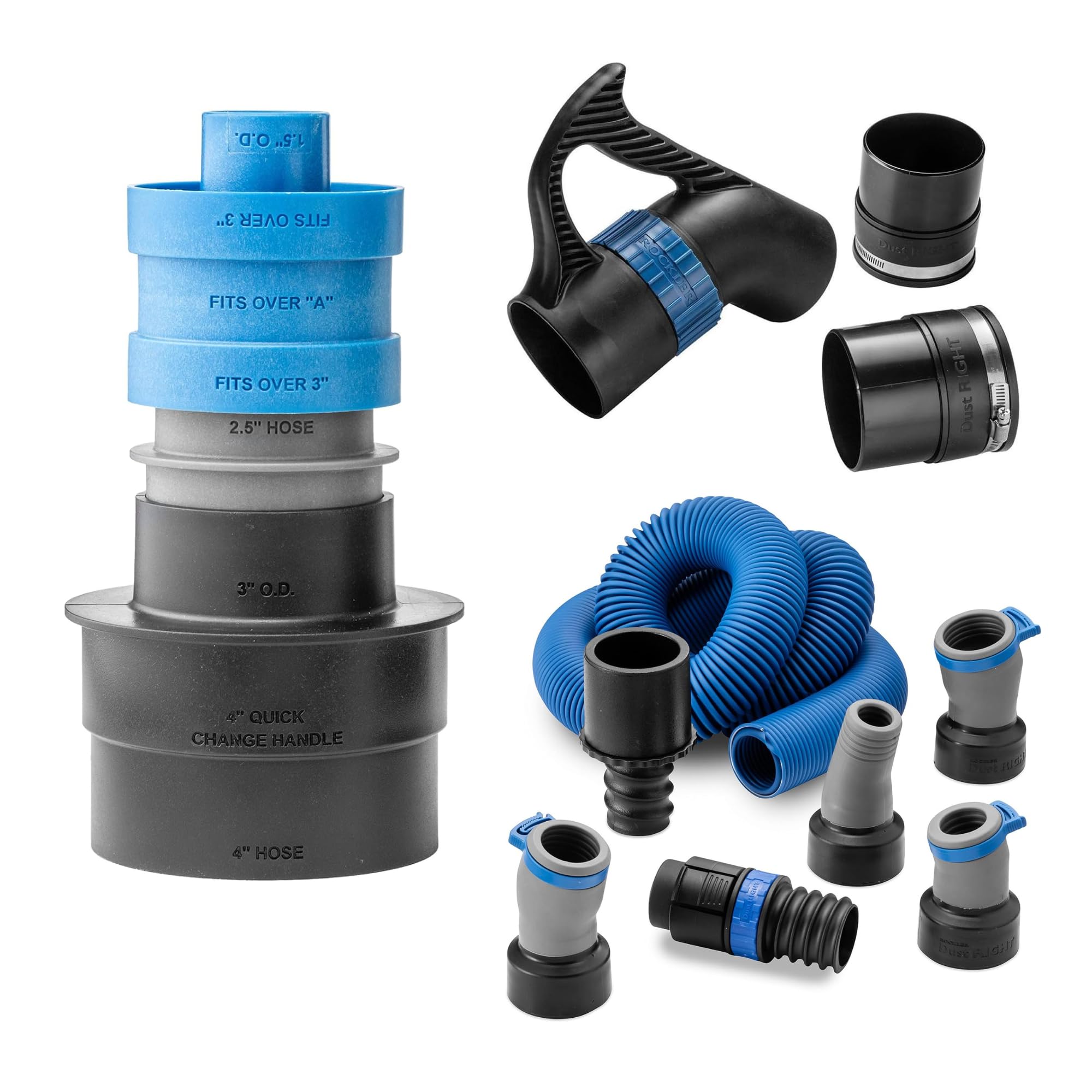 Amazon.com: Dust Right Stacking Adapter Set (3-Piece) with Accesssories ...