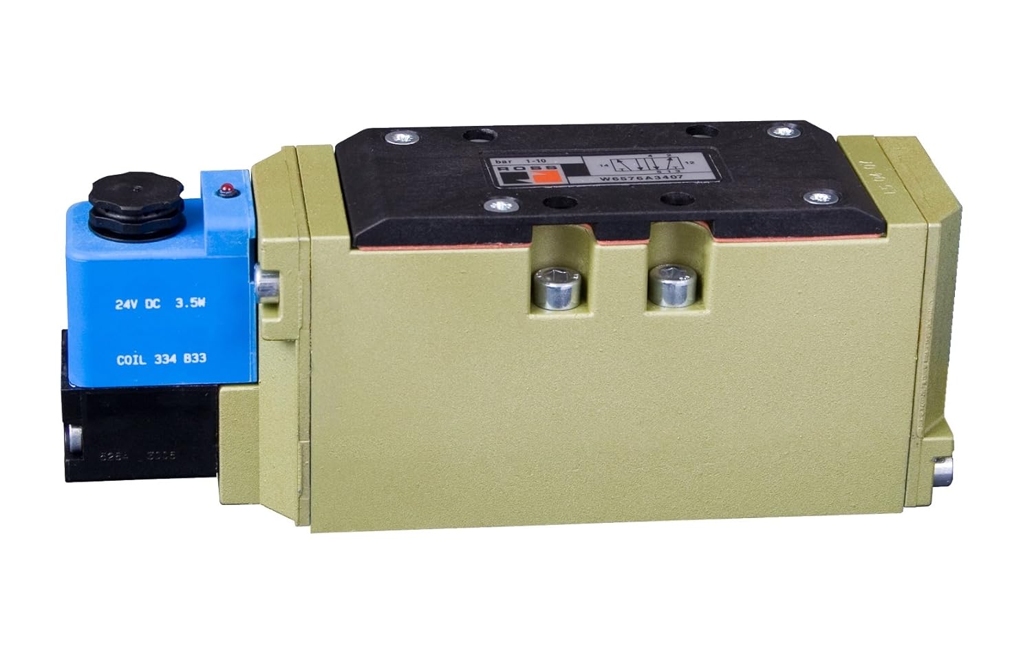 Ross Controls W6576A3401Z ISO W65 Series Valve, 5/2 Single Solenoid ...