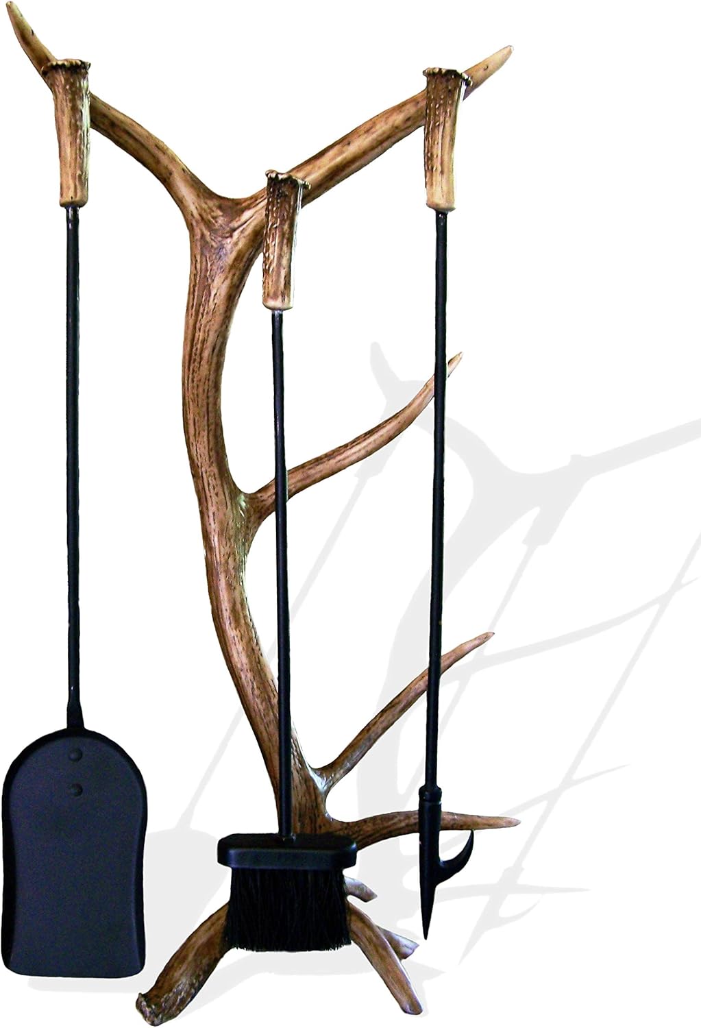 Amazon.com: Mountain Mikes - Antler Fireplace Tool Set - Decor Inspired ...