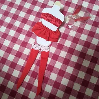 Amazon.co.jp: 27cm用1/6ドールスウィートバニー へそ出し赤セット AZONE アゾン : おもちゃ