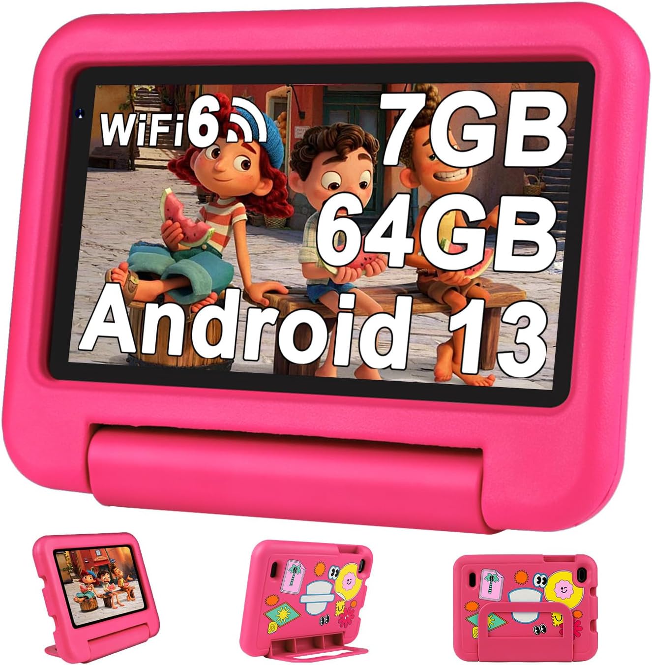 Amazon.com : Oangcc Kids Tablet 7 Inch FHD Android 13 Children's Tablet ...