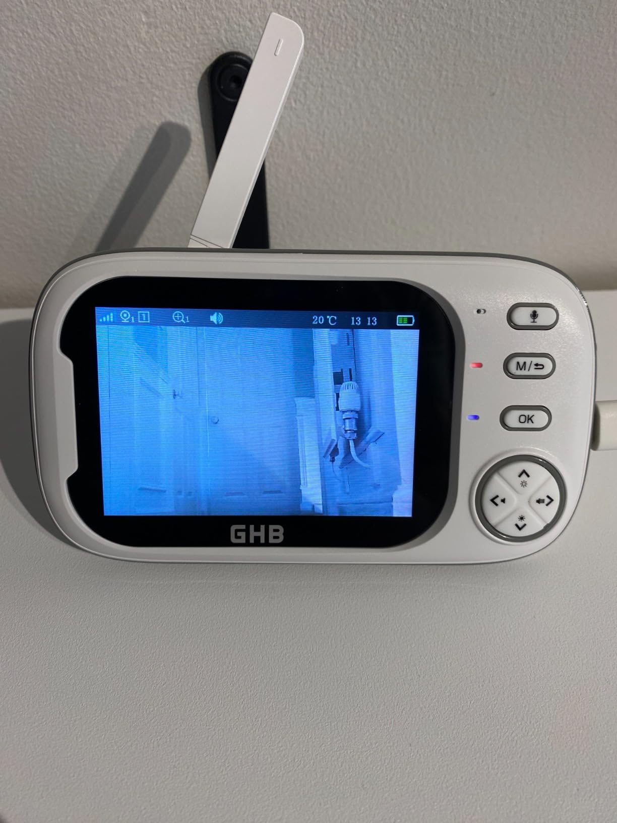 GHB Baby Monitor with Camera and Night Vision 3.5-inch Video Baby ...