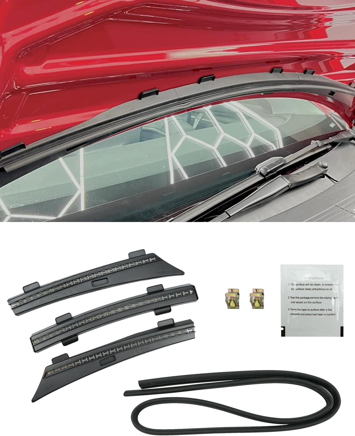 Amazon.com: Front Hood Weather Strip Fit for Tesla Model 3 Accessories ...