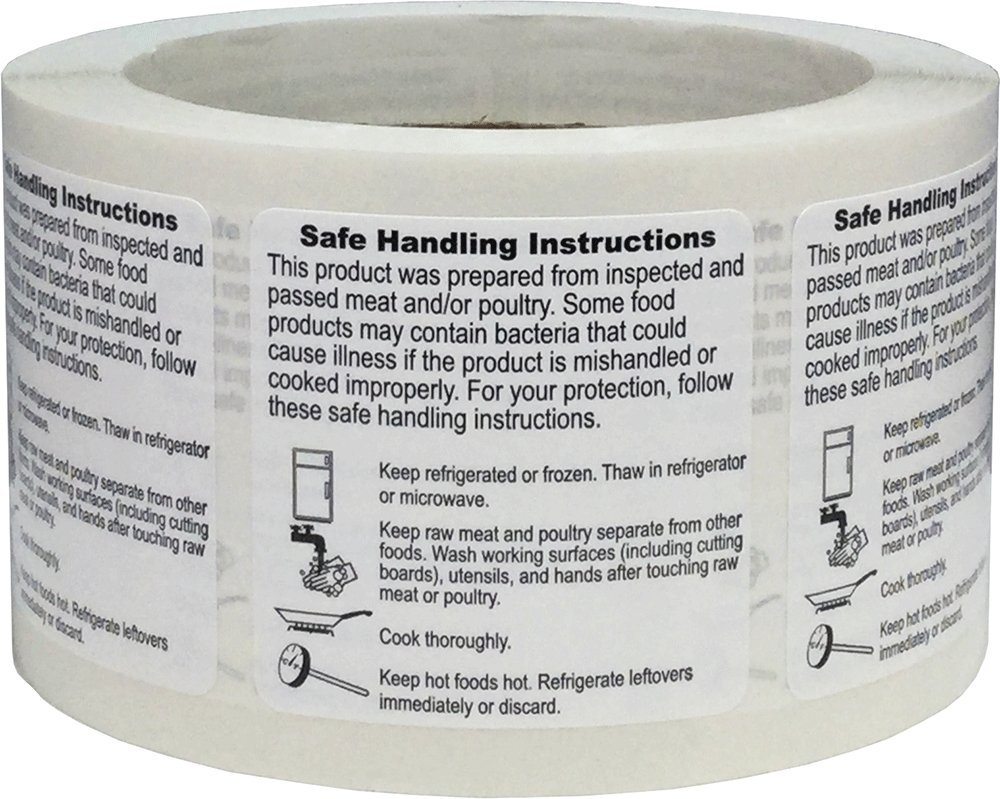 Buy Safe Handling Instruction Labels for Food Rotation Restaurant Deli ...