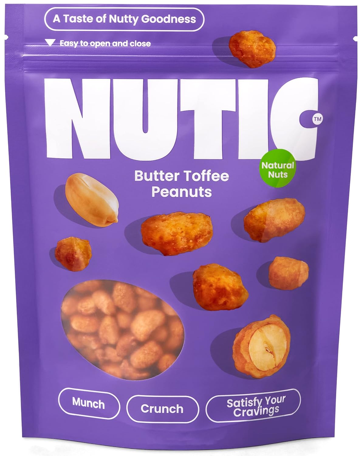 Amazon.com : Butter Toffee Peanuts by Nutic | 2 Lb | Crunchy and Sweet ...