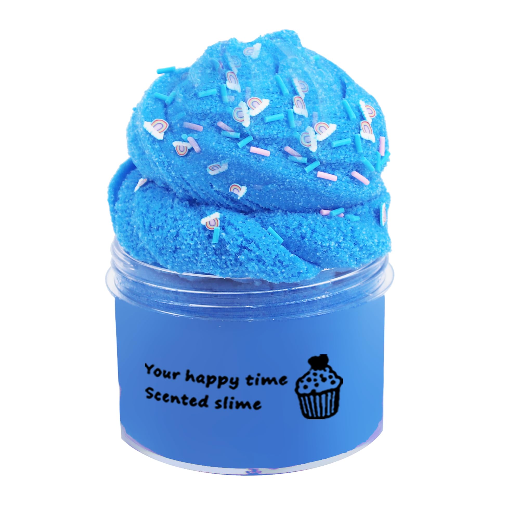 Amazon.com: ICHICHI Blue Cloud Slime,Non-Sticky and Super Soft Scented ...
