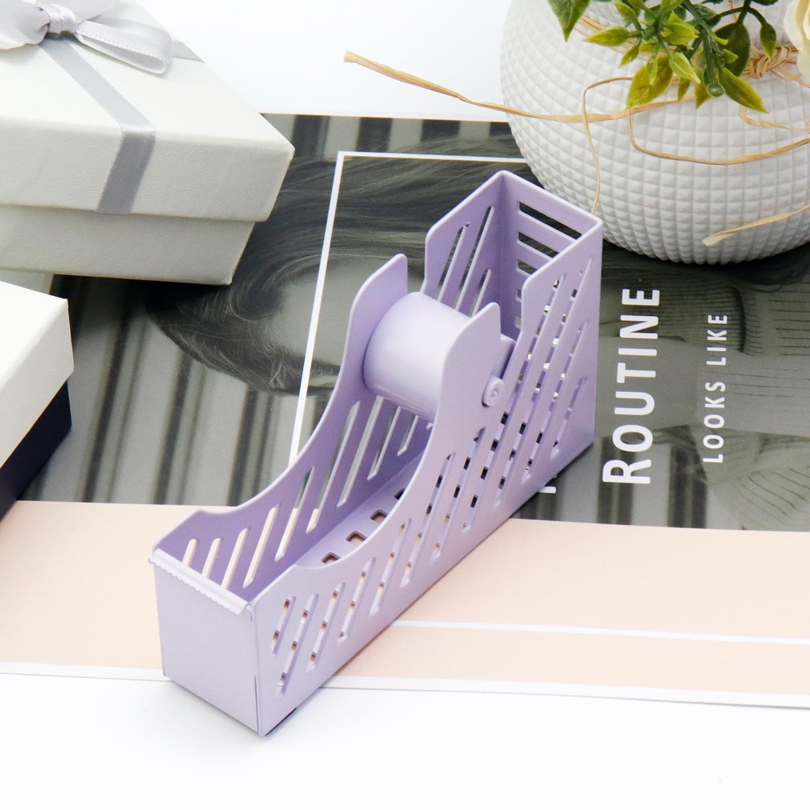 Snapklik.com : Purple Office Tape Dispenser Tape Dispenser Desk Cute ...