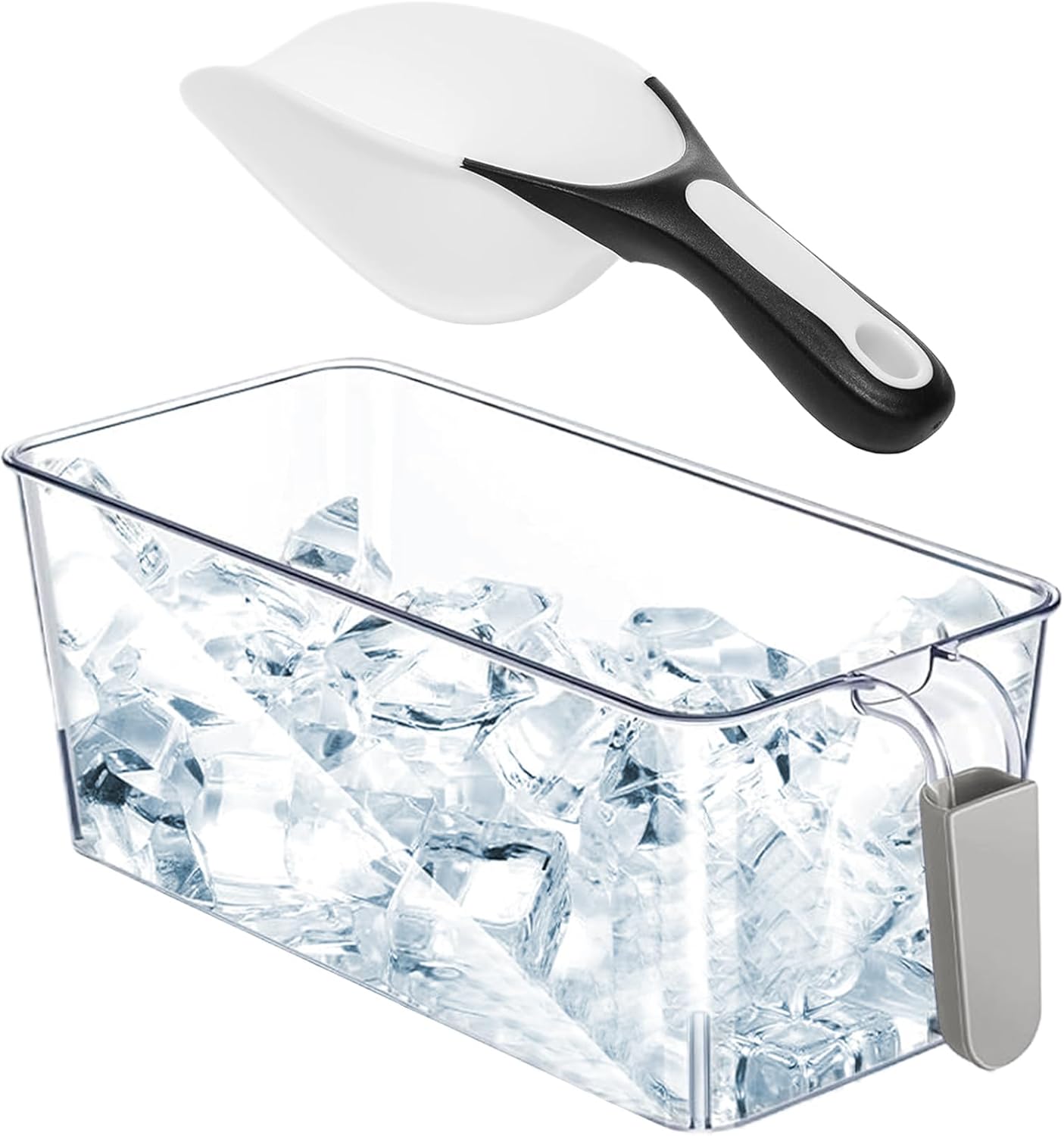Amazon.com: CATPAN Freezer Ice Bucket with Scoop: Ice Cubes Bverage Tub ...