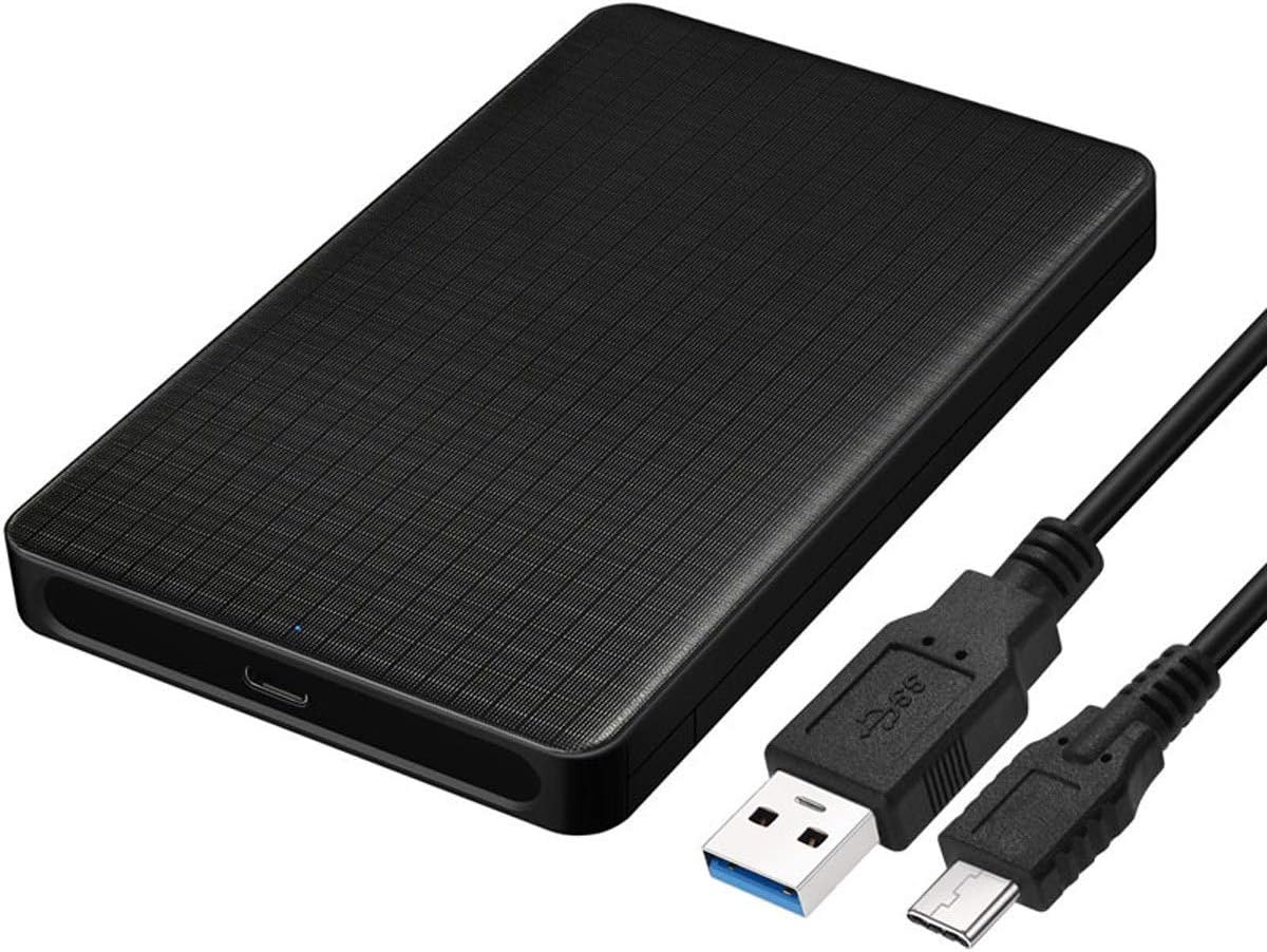 Amazon.com: Cablecc USB-C Type-C to 2.5 Inch SATA SSD HDD External Hard ...