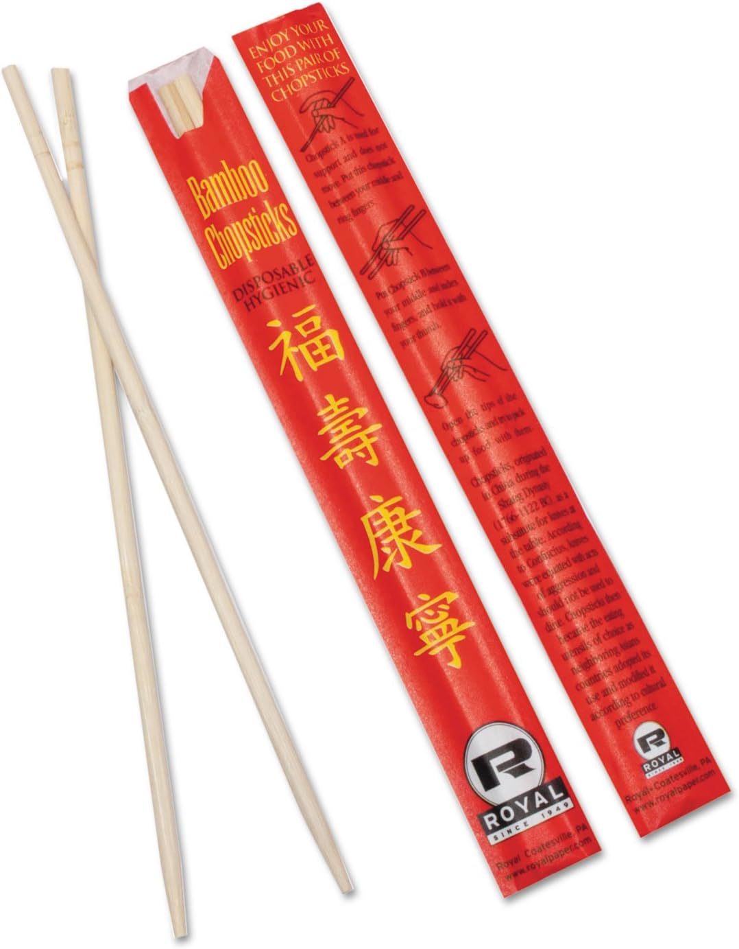 Amazon.com: Chopsticks, Bamboo, 9", Natural, 1000/Carton : Home & Kitchen