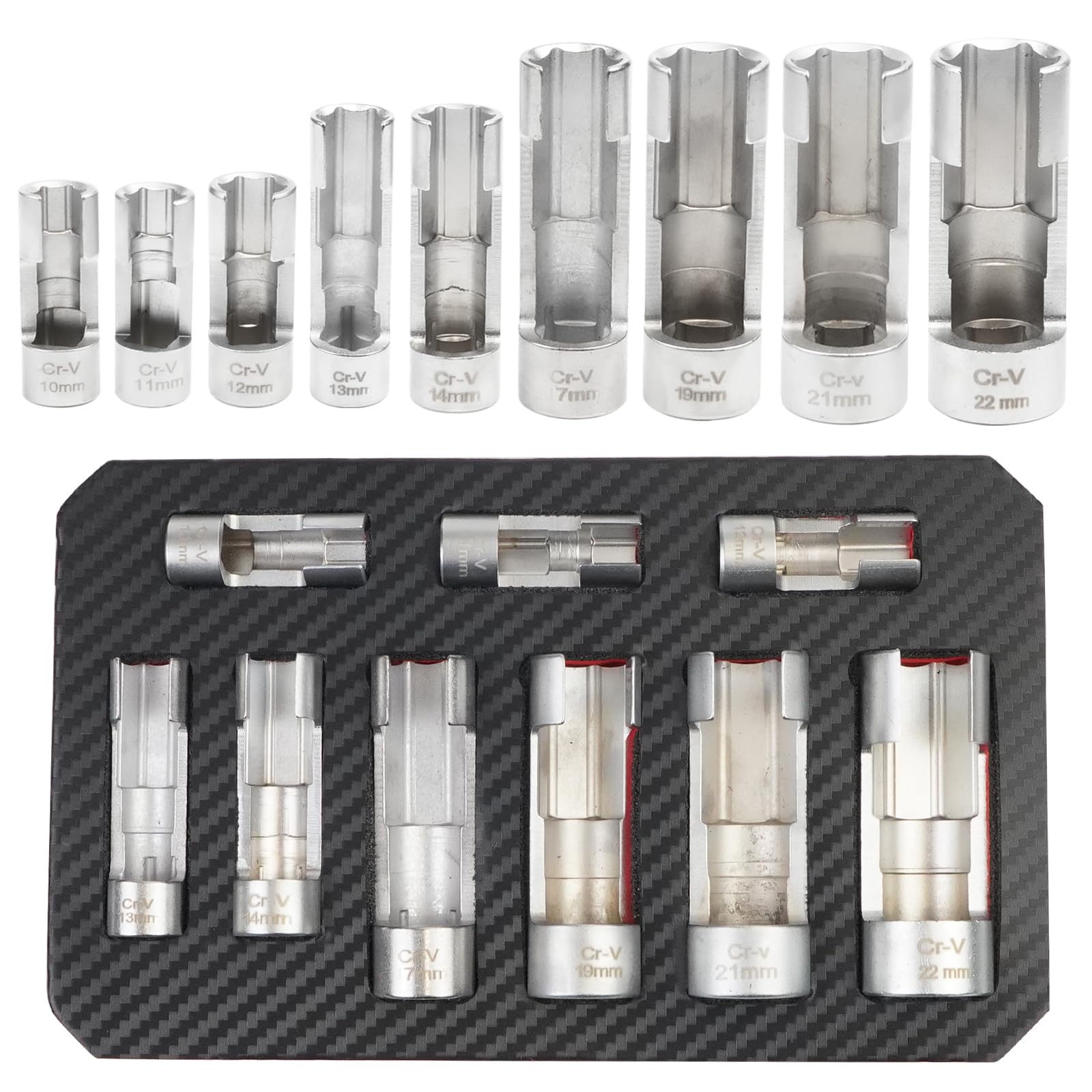 Amazon.com: BHB 9PCS 3/8" & 1/2" Diesel Injector Fuel Line Socket ...