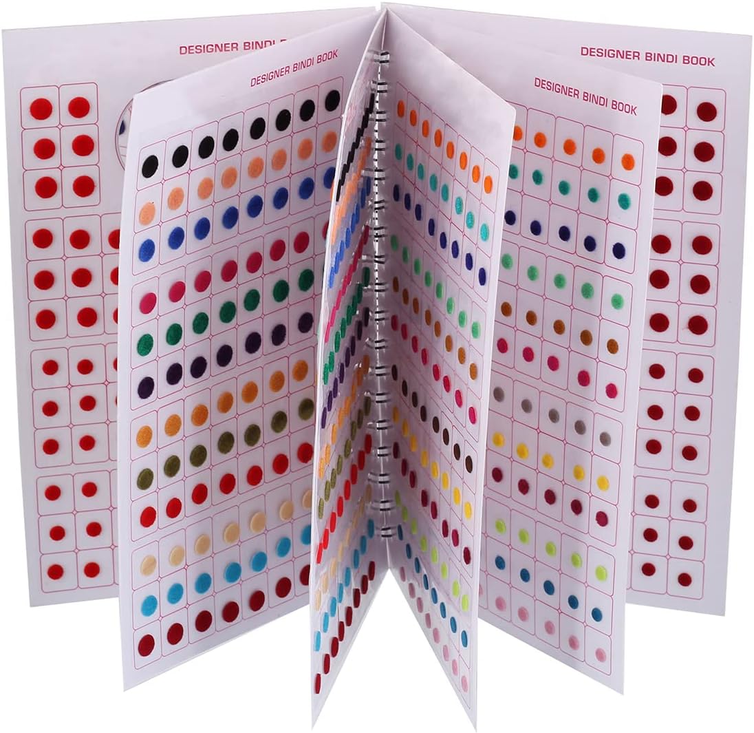 THANU'S CRAFT Multicolor Bindi Book Mini Small Size Bindis Kumkum ...